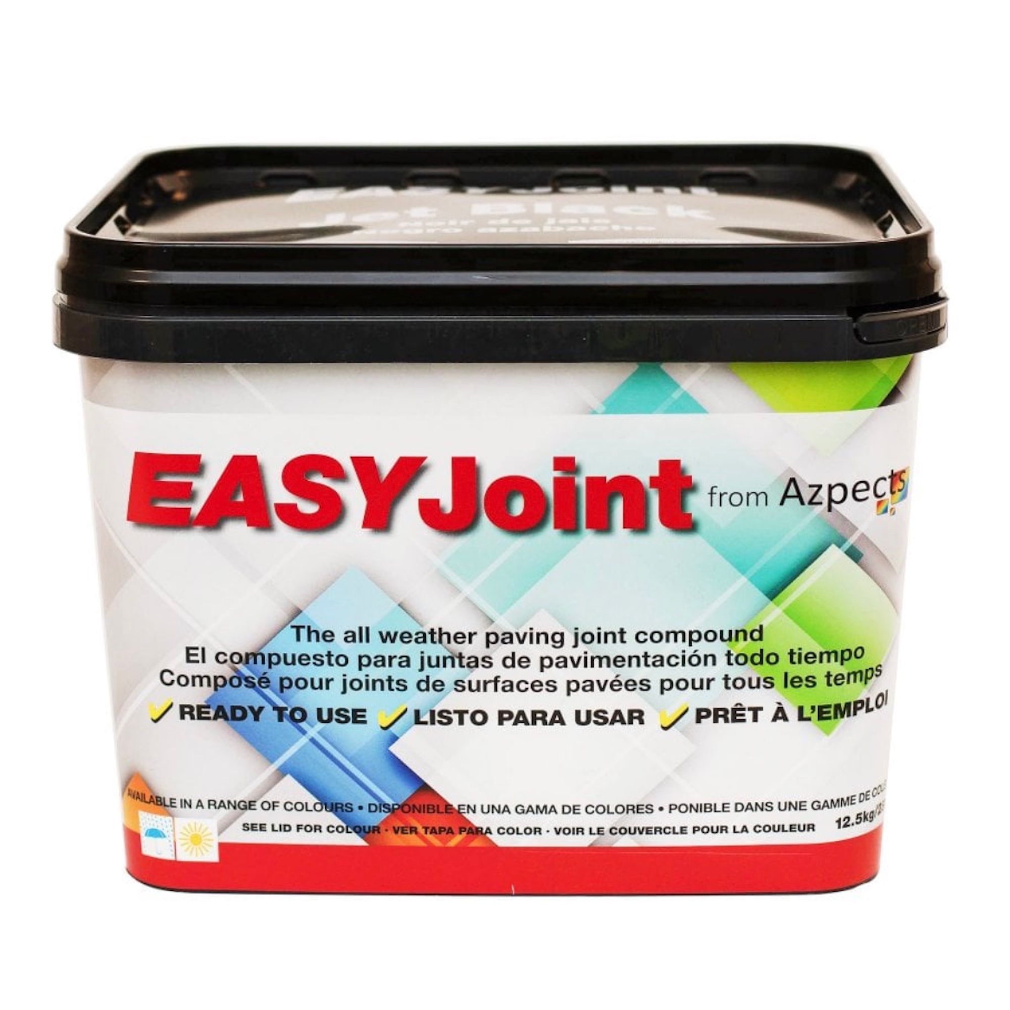 Azpects EasyJoint Paving Jointing Compound 12.5kg - Jet Black
