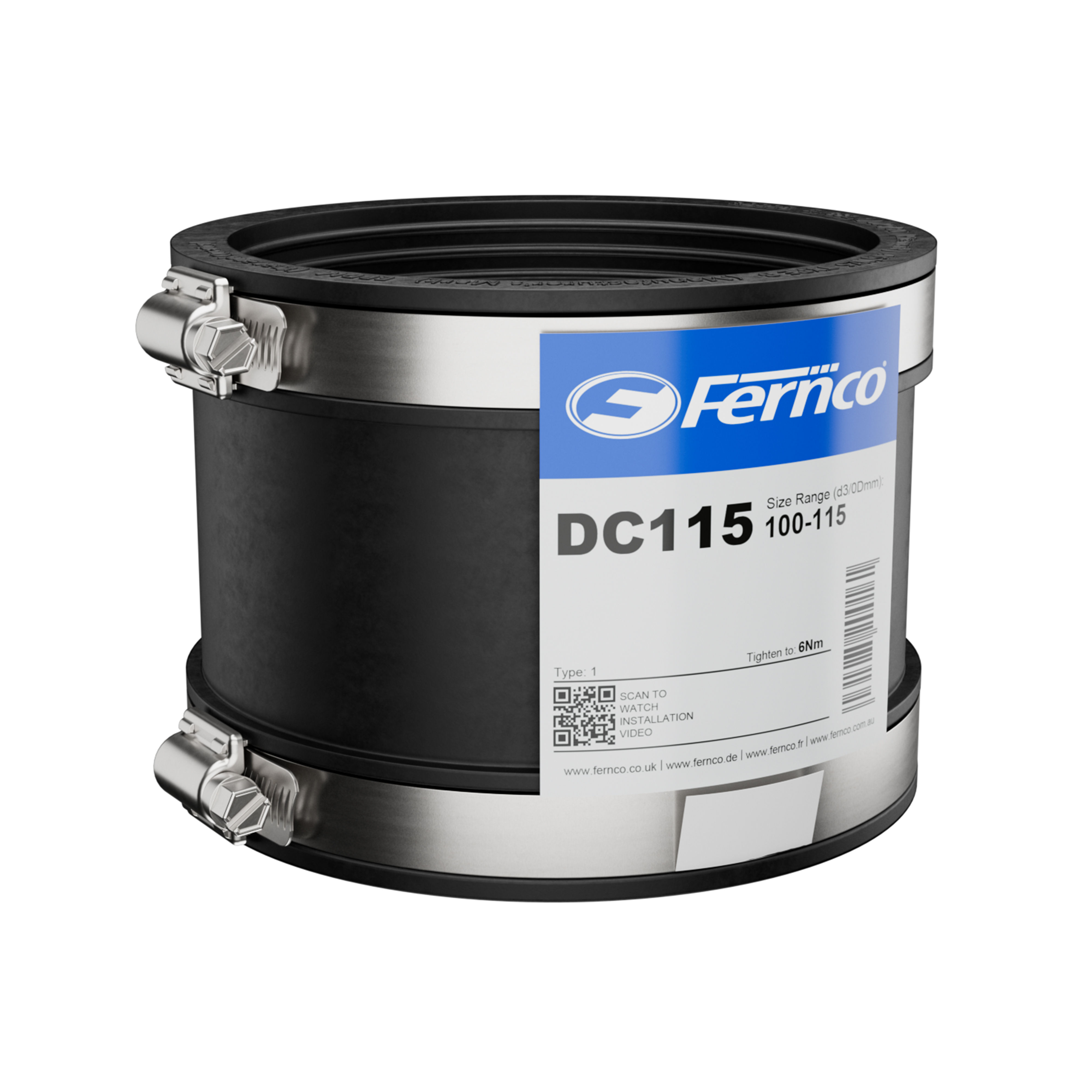 Fernco Drain Coupling 110-115 (DC115)