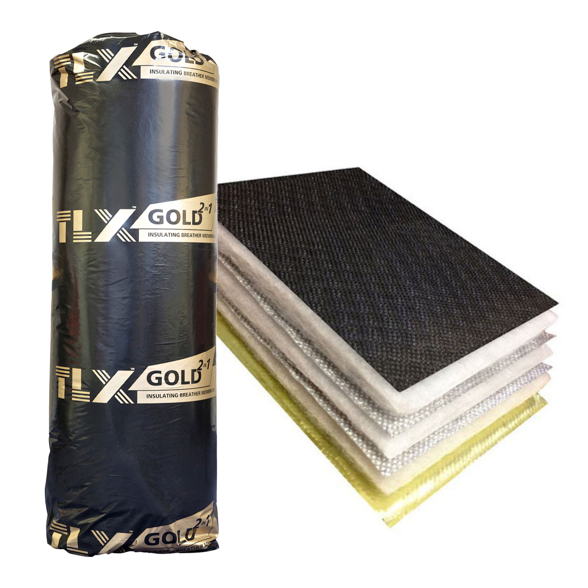 TLX Gold Multi-Foil Insulation Roll 12m²