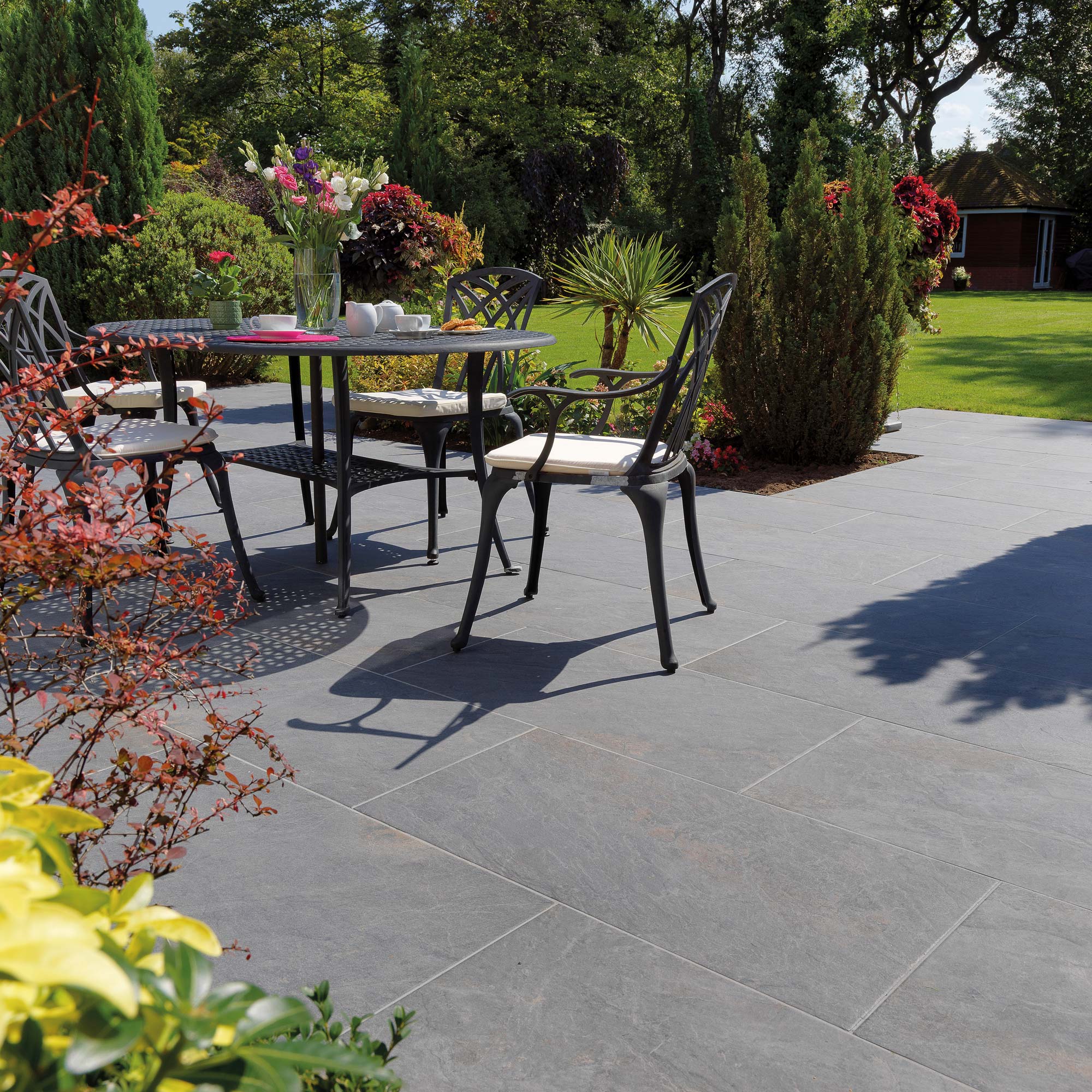 Pavestone Dolomite Porcelain Paving Pack Grey 1000mm x 500mm