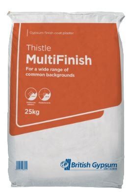 Thistle Multi Finish Plaster 25Kg Bag