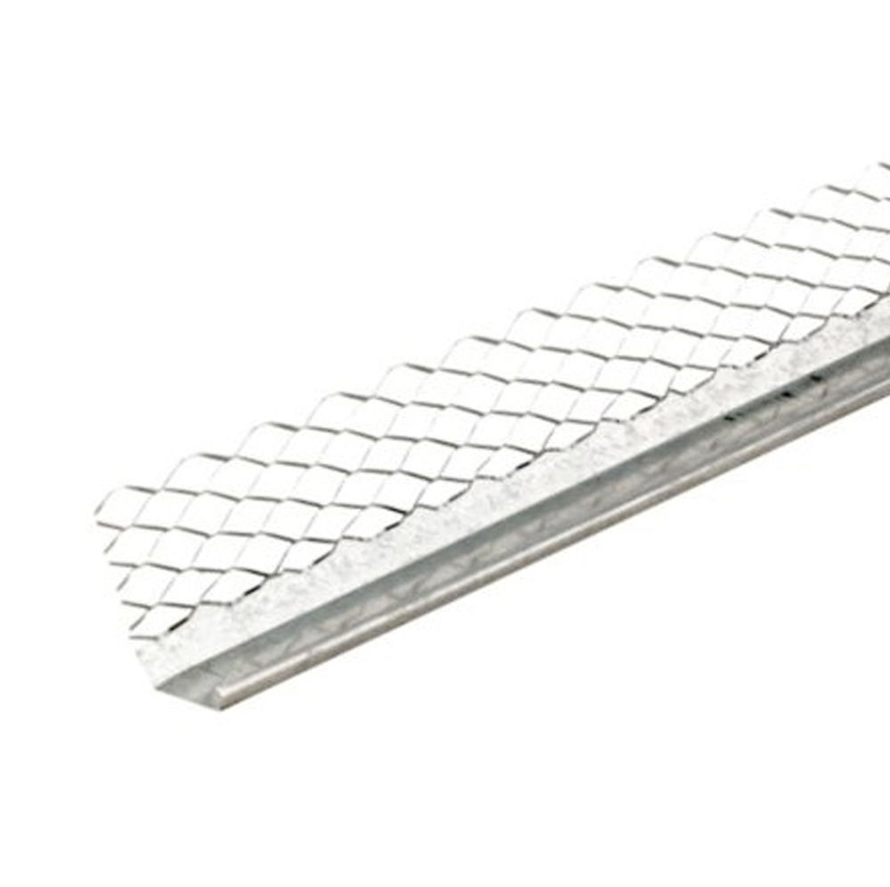 Len 3m Galvanvanised External Render Stop Bead 570