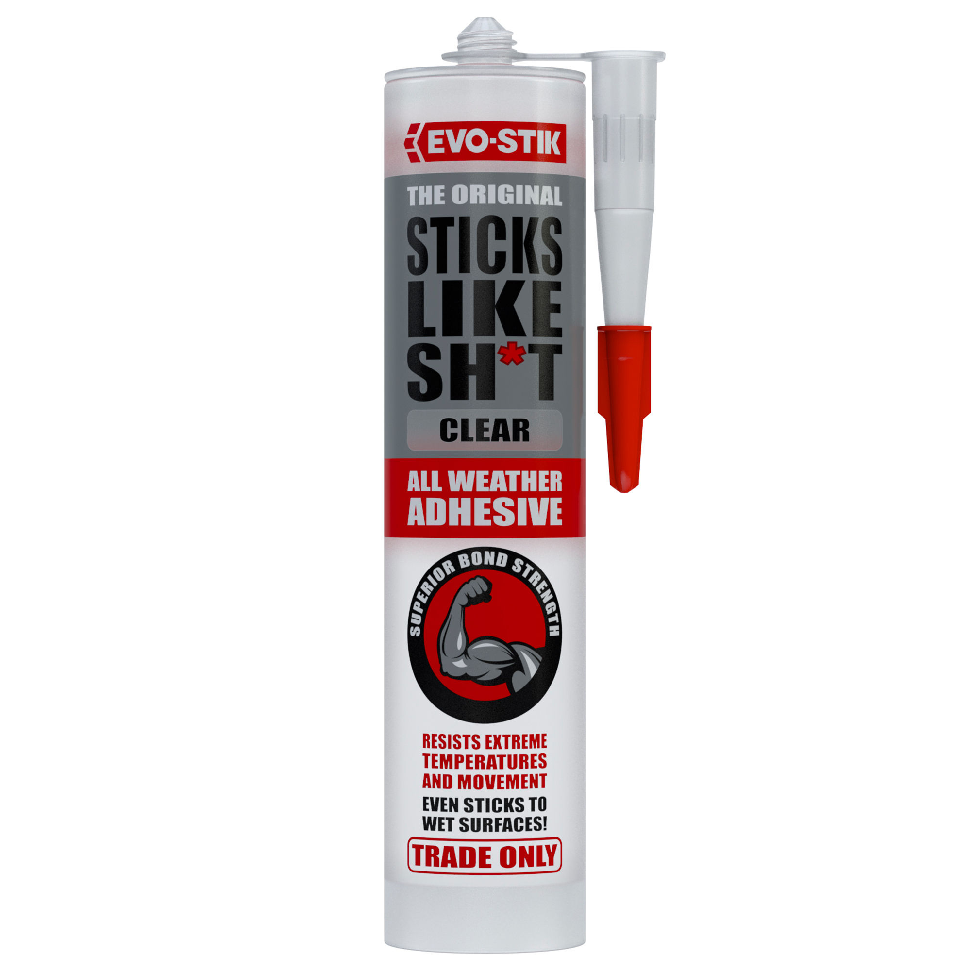 Evostik Sticks Like Sh*t All Weather Adhesive Clear 290ml