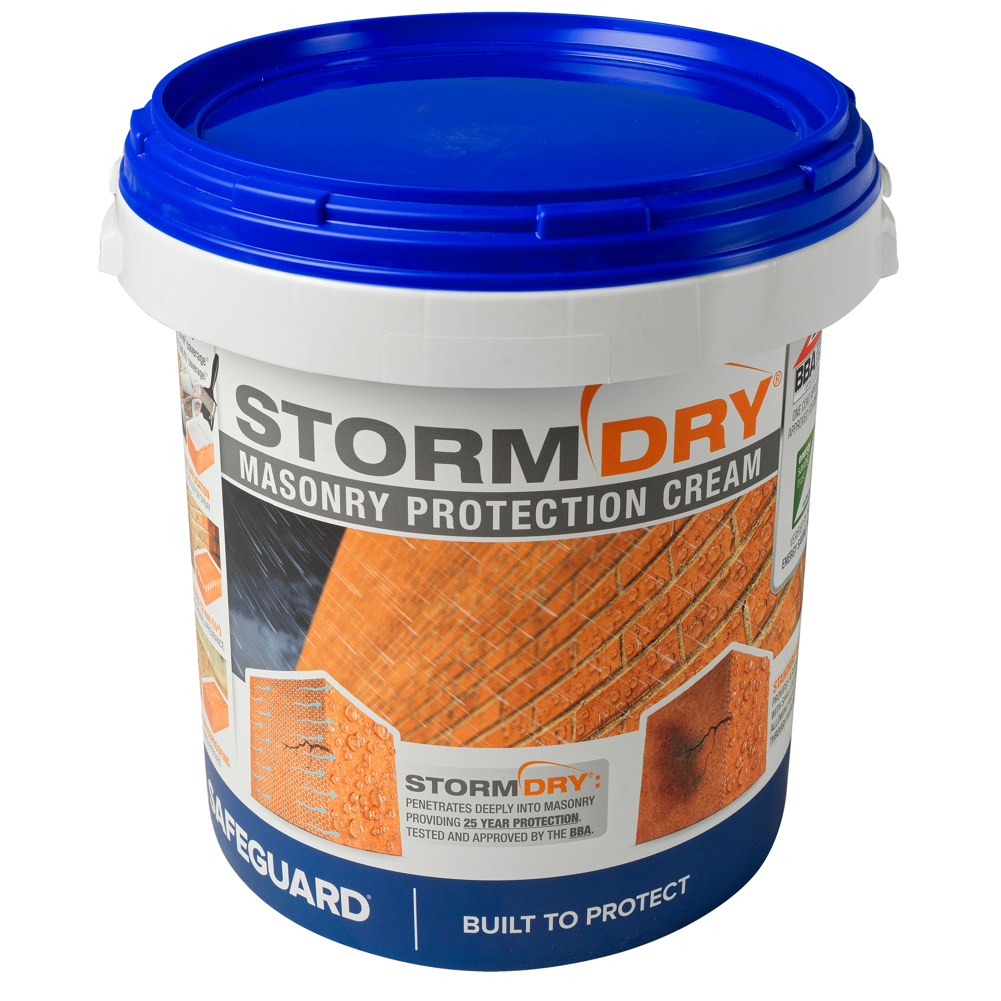 StormDry Masonry Protection Water and Weatherproof Cream 5 Litres JT ...