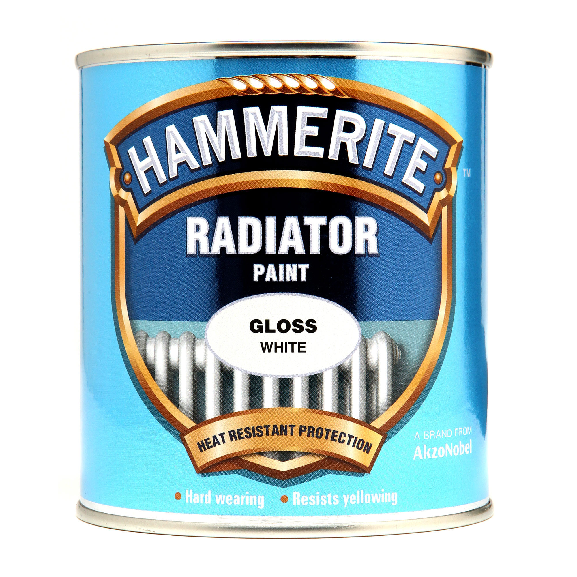 Hammerite Radiator Paint - Gloss - White (500ml)