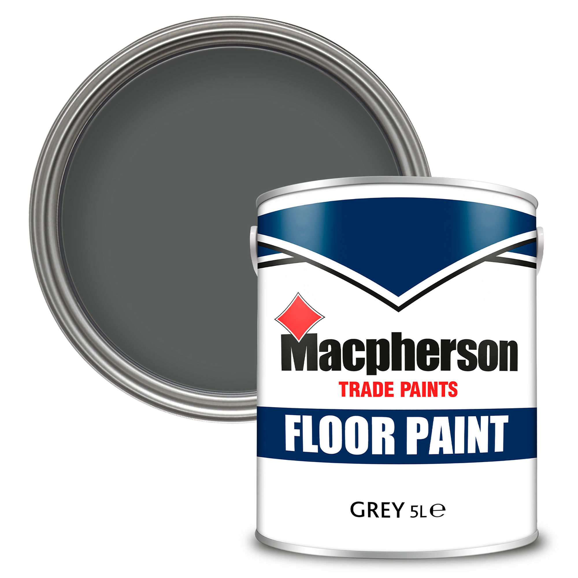 Macpherson Floor Paint 5 litre - Grey