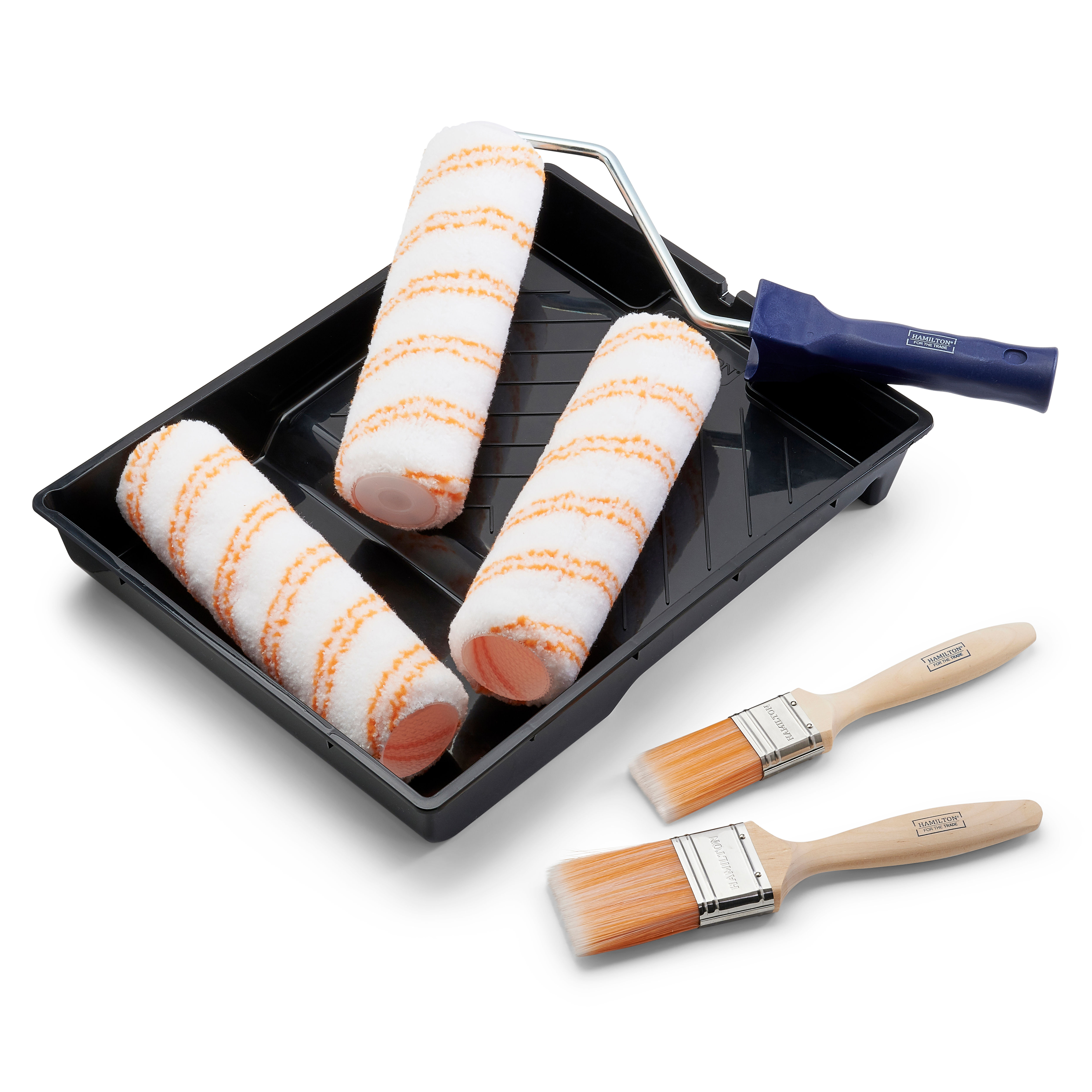 Hamilton For the Trade 7-Piece Paint Brush and Roller Set 9"