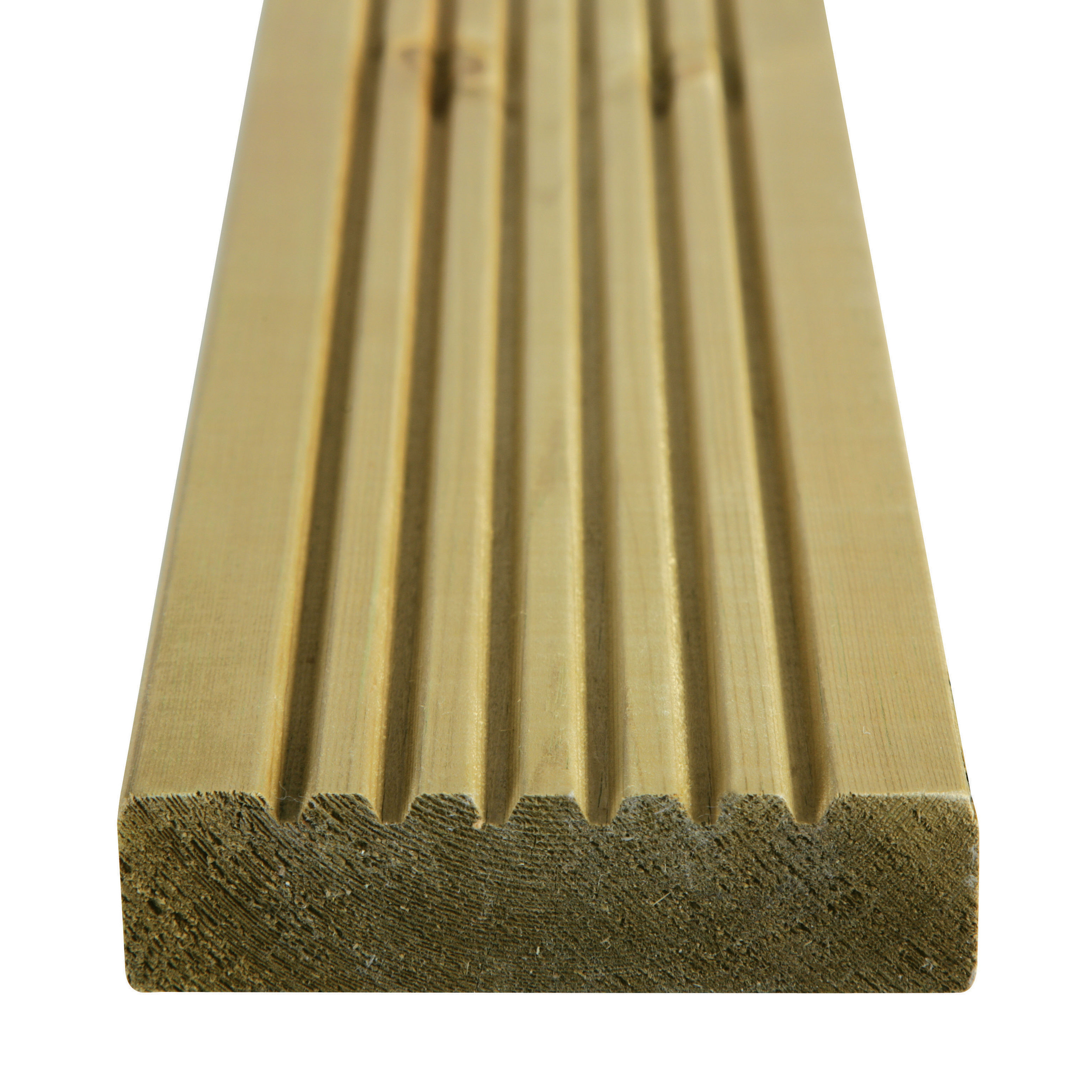 Arbordeck Premium Smooth/Grooved Tanalised Decking Board 38mm x 125mm
