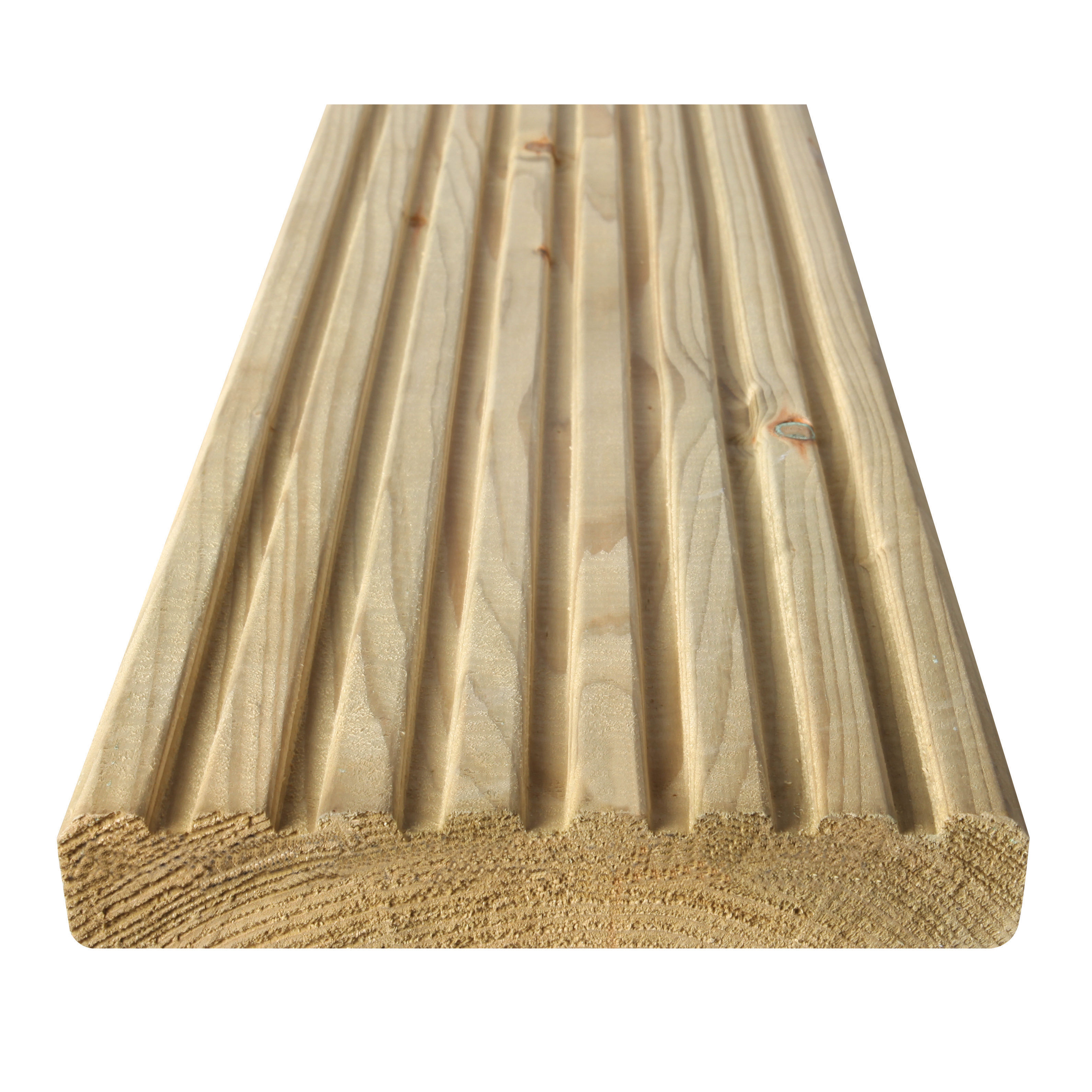 Arbordeck Smooth/Grooved Tanalised Decking Board 32mm x 150mm