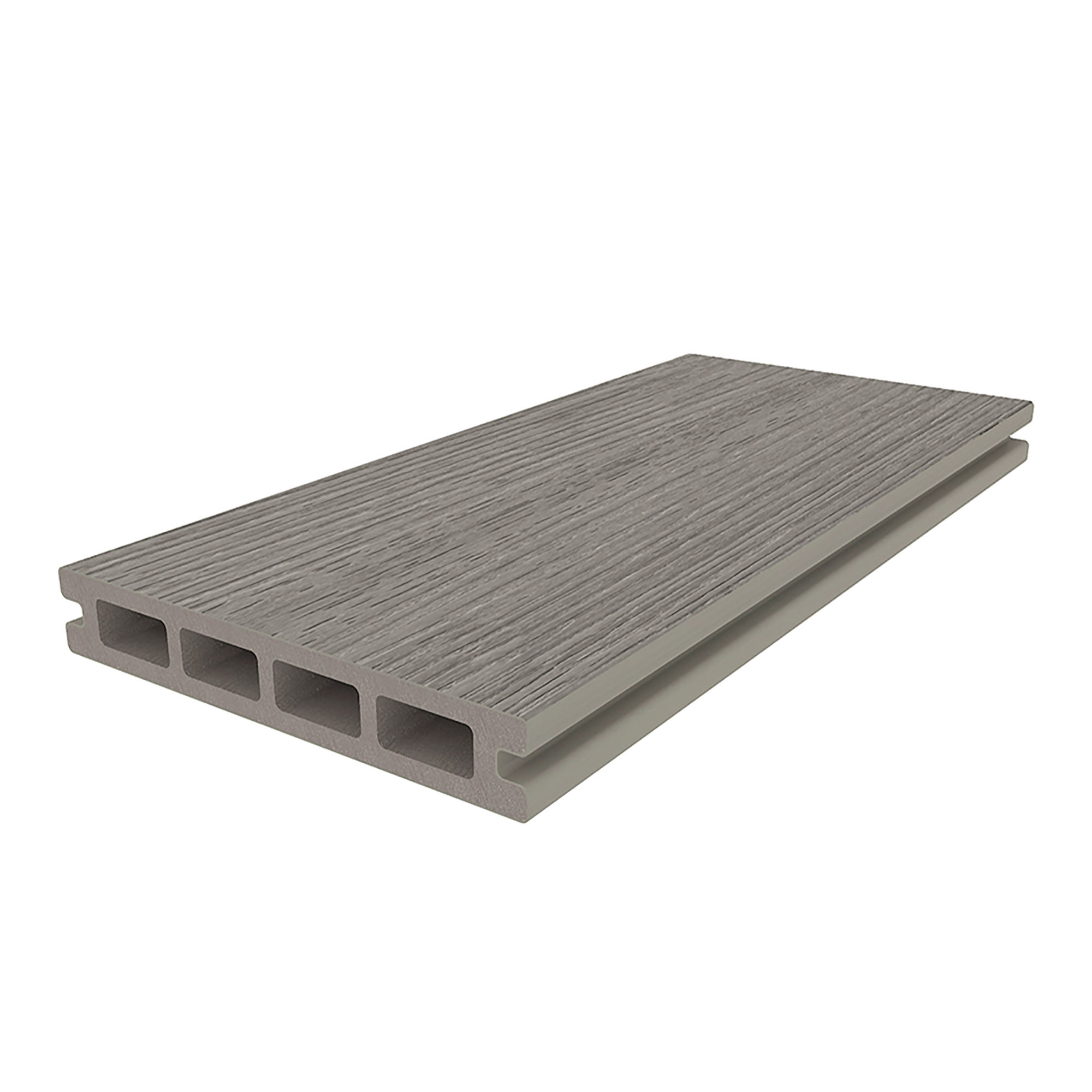 Ultrashield Essentials Grooved Edge Composite Deck Board Coastal Grey