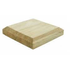 Grange Flat Post Cap Brown for Sawn Posts 120mm x 120mm - PCHD55