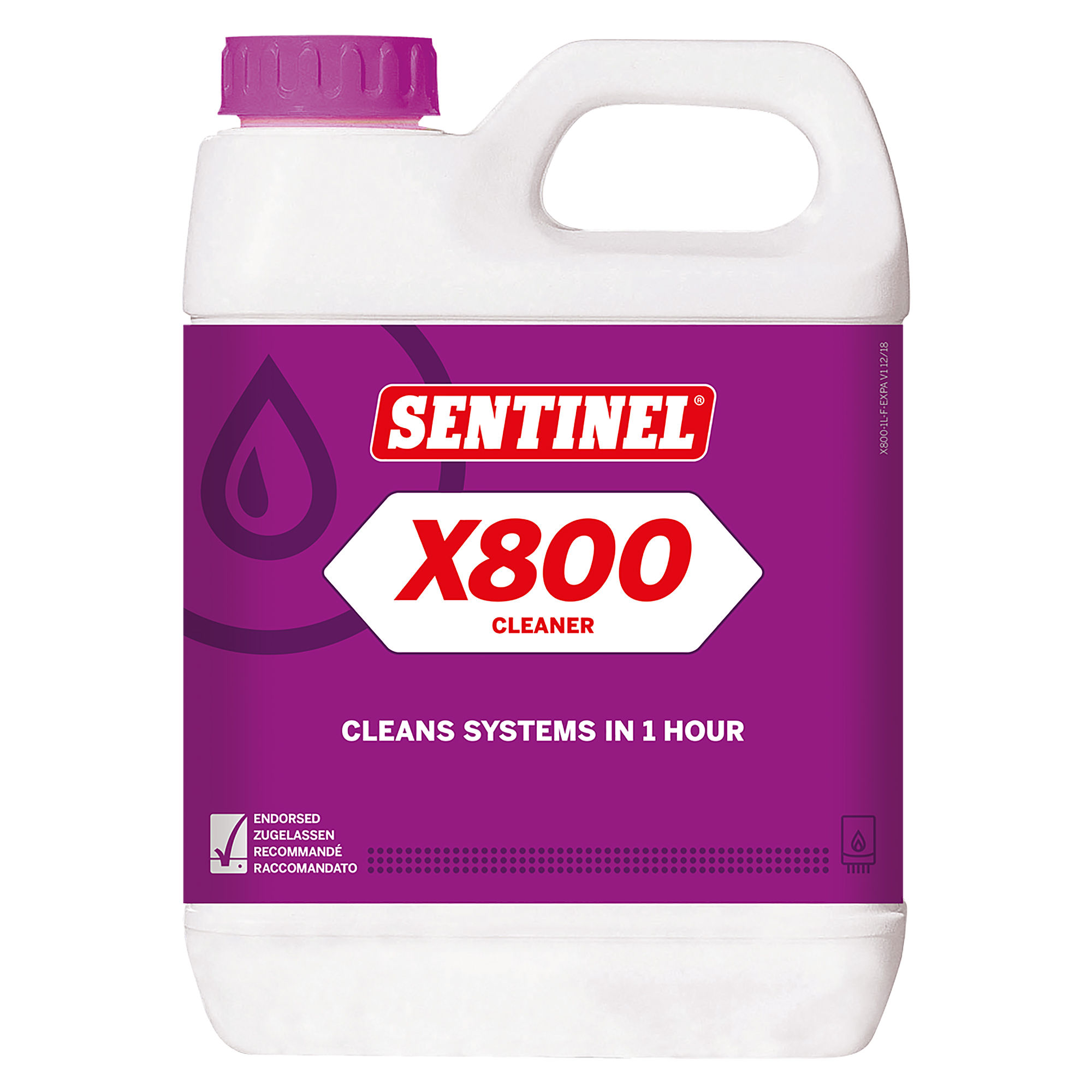 Sentinel X800 Jetflo Fast Acting Cleaner 1L