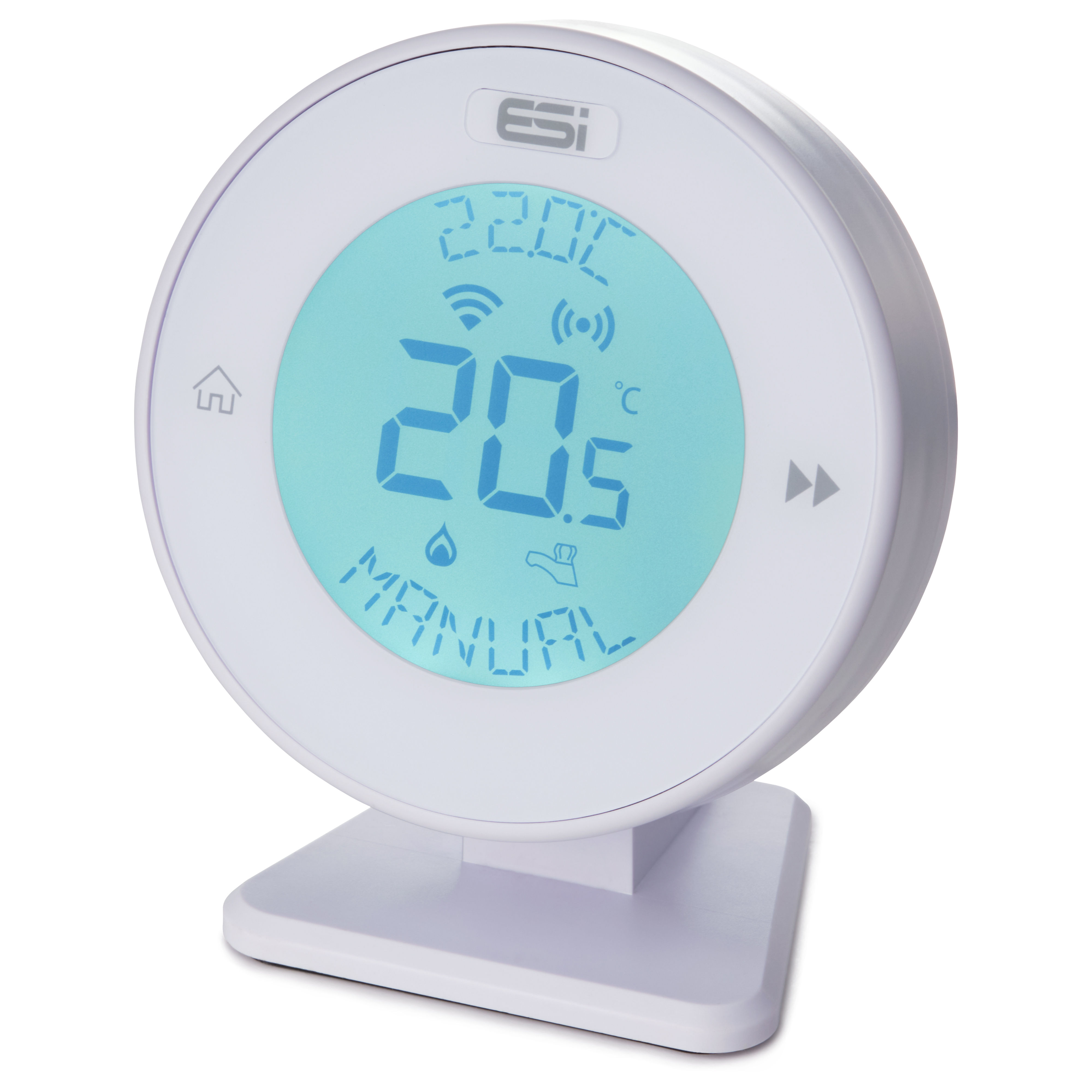 ESi Mistral Wireless Programmable Room Thermostat White - ESRTP8W-W
