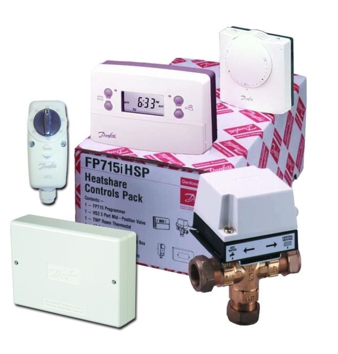 Danfoss HSP22 22mm Heatshare Pack with FP715SI Programmer HCON100