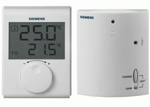 Siemens RDH100RF/SET Digital (RF) Room Thermostat + Receiver (RDH10RF ...