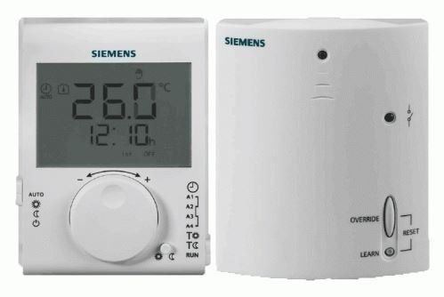 Siemens RDJ100RF/SET Digital (RF) Daily Digital Programmable Room ...
