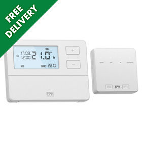 ESi Mistral Wireless Programmable Room Thermostat White - ESRTP8W-W