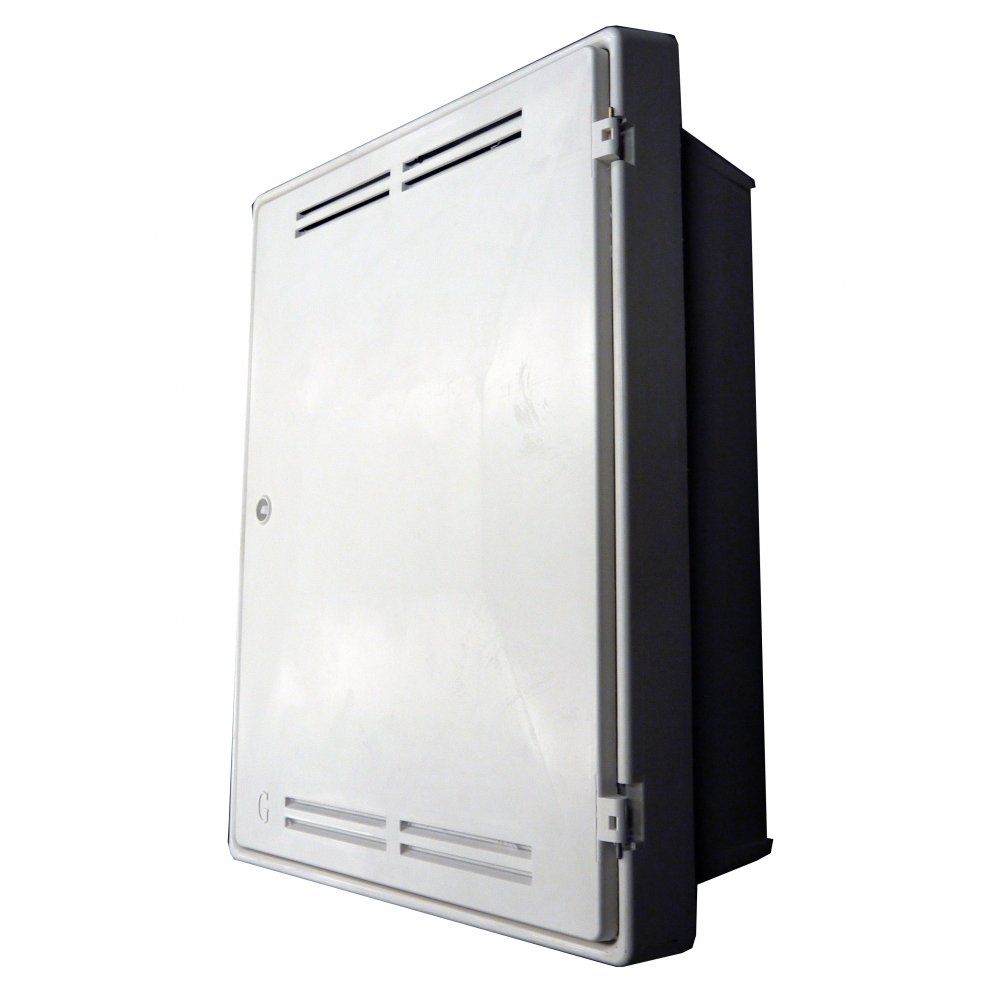 Gas Meter Box Recessed White