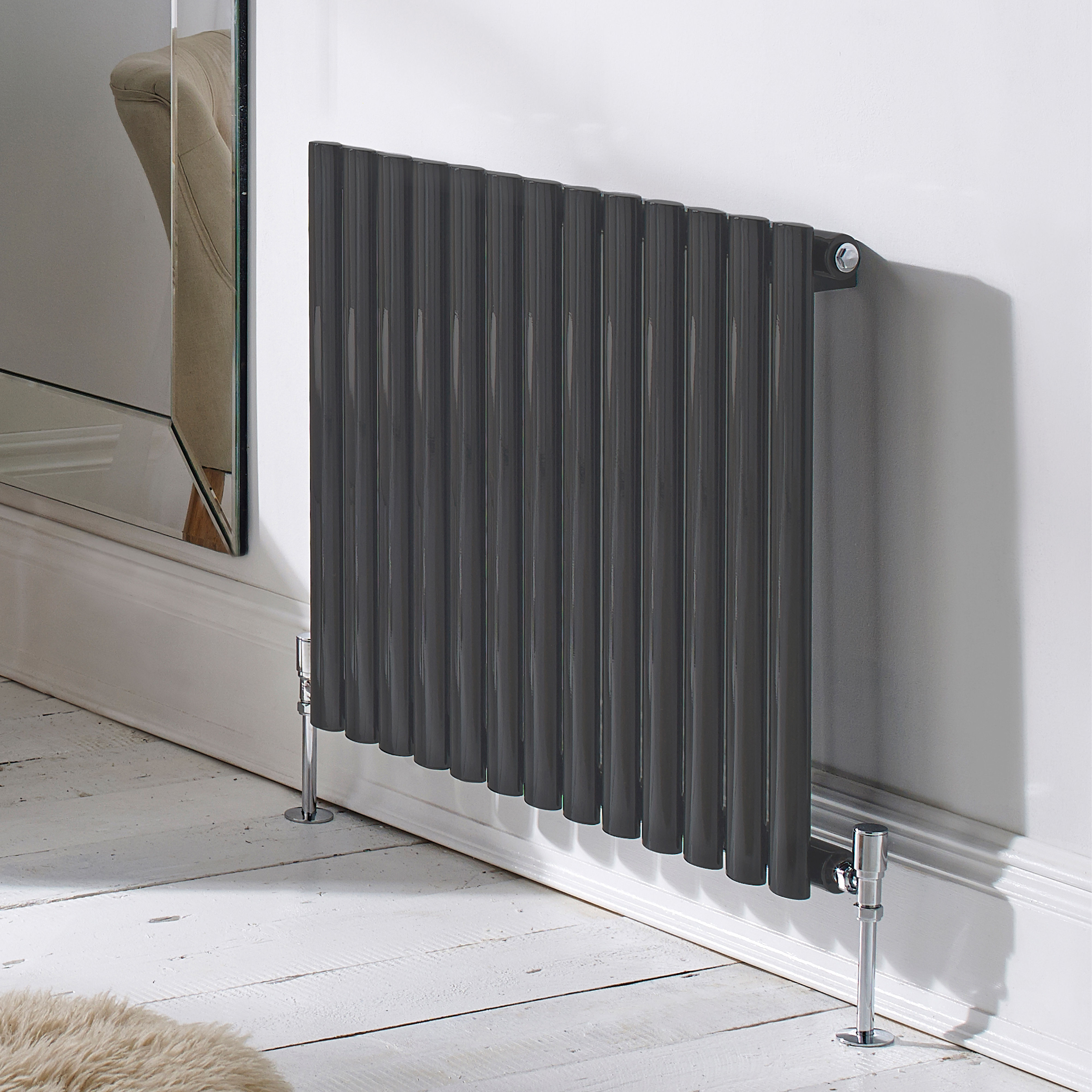 Kartell K-Rad Aspen Double Panel Radiator Anthracite 600mm x 960mm ...