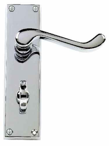 Dale Hardware Victorian Scroll Lever Handle Latch Bathroom PCP - DP058224