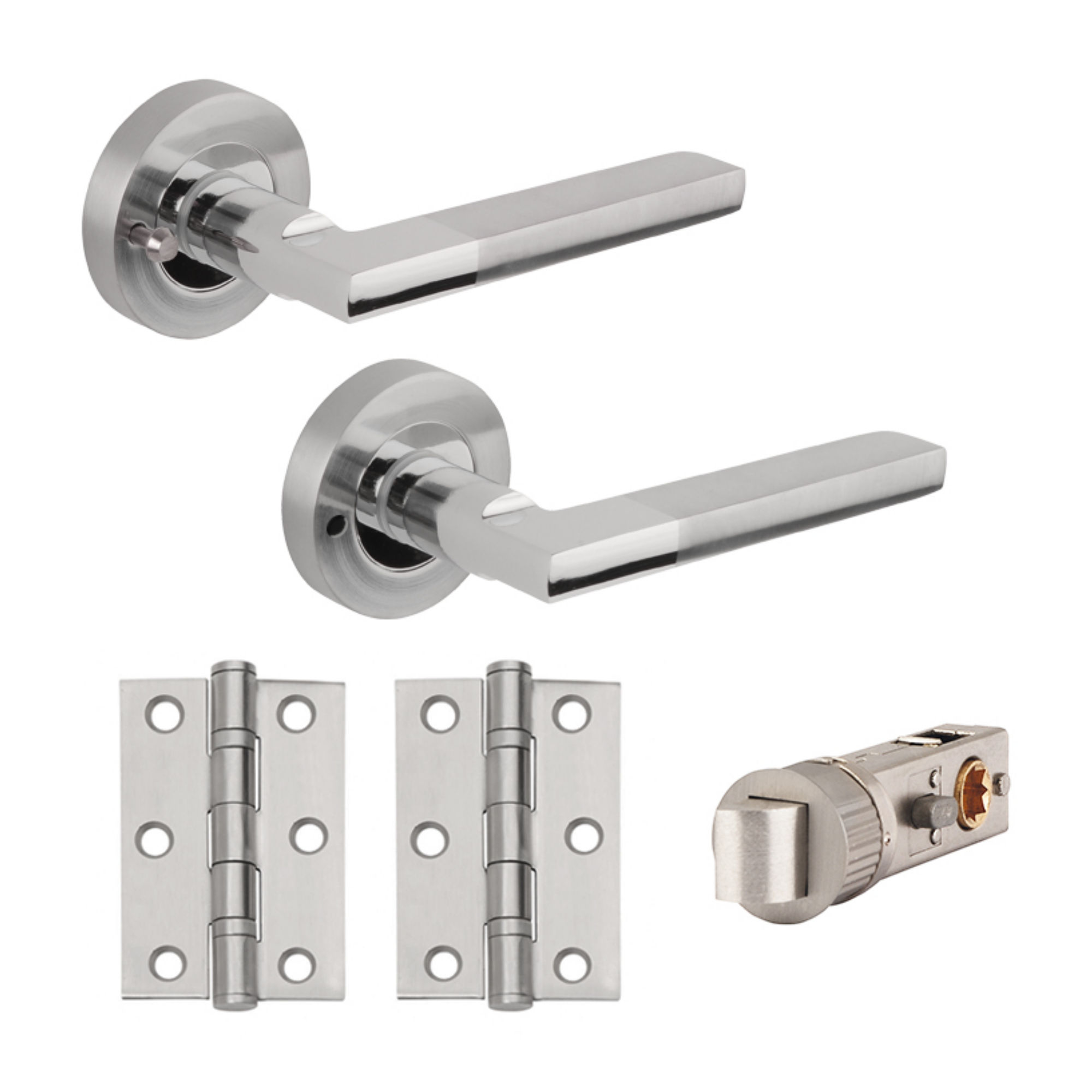 Dale Hardware Move Smart Latch Privacy Door Handle Pack - SBX3015-PRV