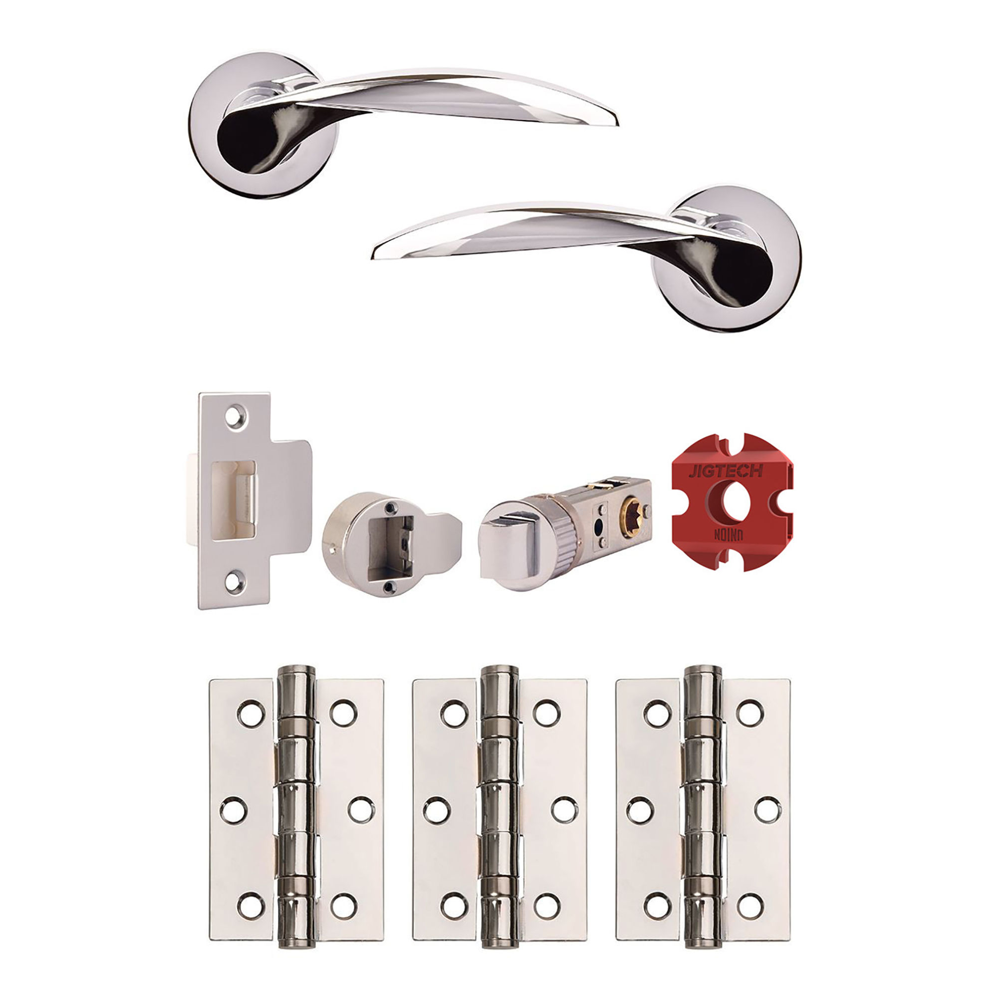 Dale Hardware Jigtech Cresta Door Handle Pack PCP - JTB72000