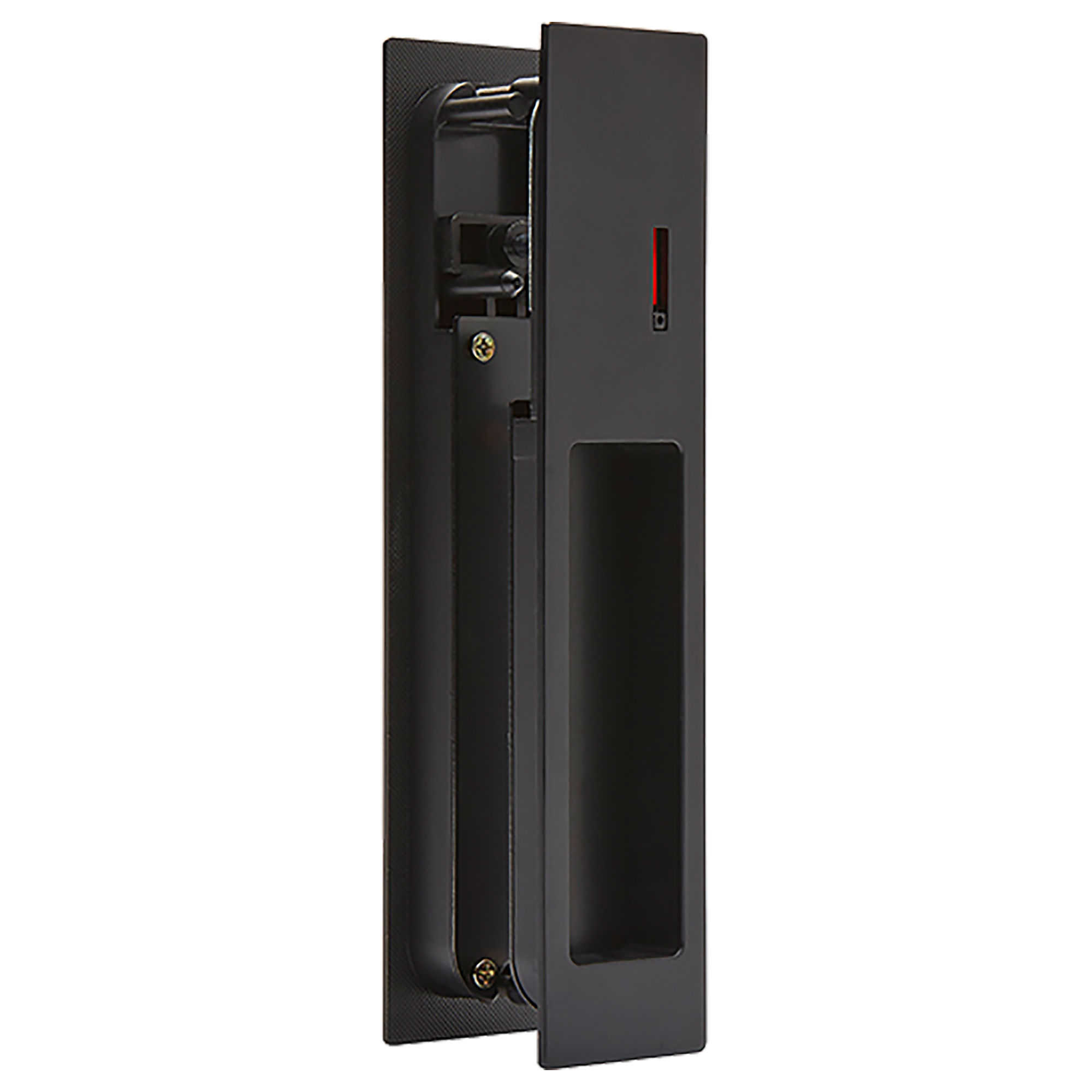 Gemini Pocket Door Privacy Sliding Lock Matt Black