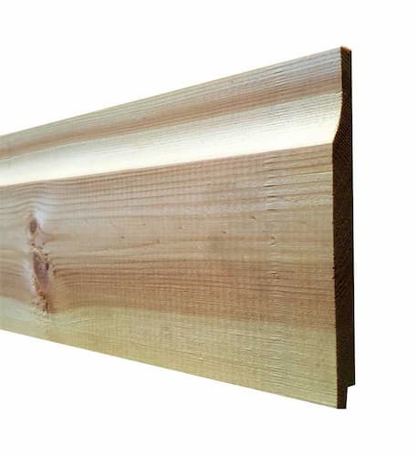 Lm 19x125mm Treated Softwood Rebated Shiplap fin sizes 14x119mm
