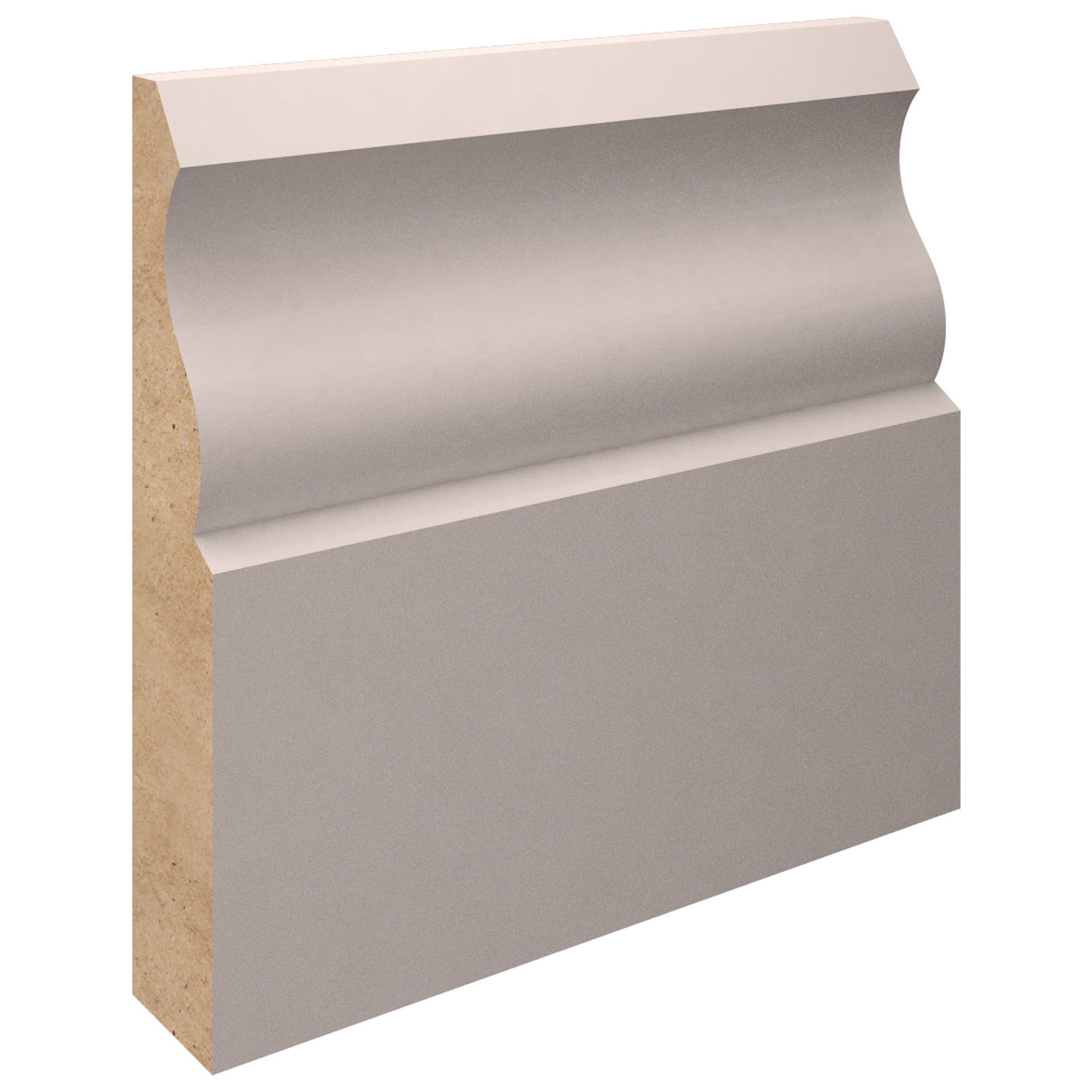 MDF Primed Ogee Skirting 119mm x 18mm x 4.4m