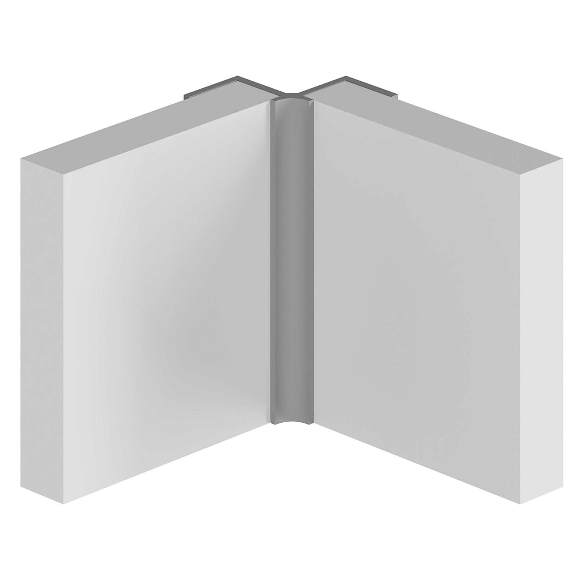 Multipanel Wall Panel Profile Internal Corner Type A Brushed Brass - MPIABB