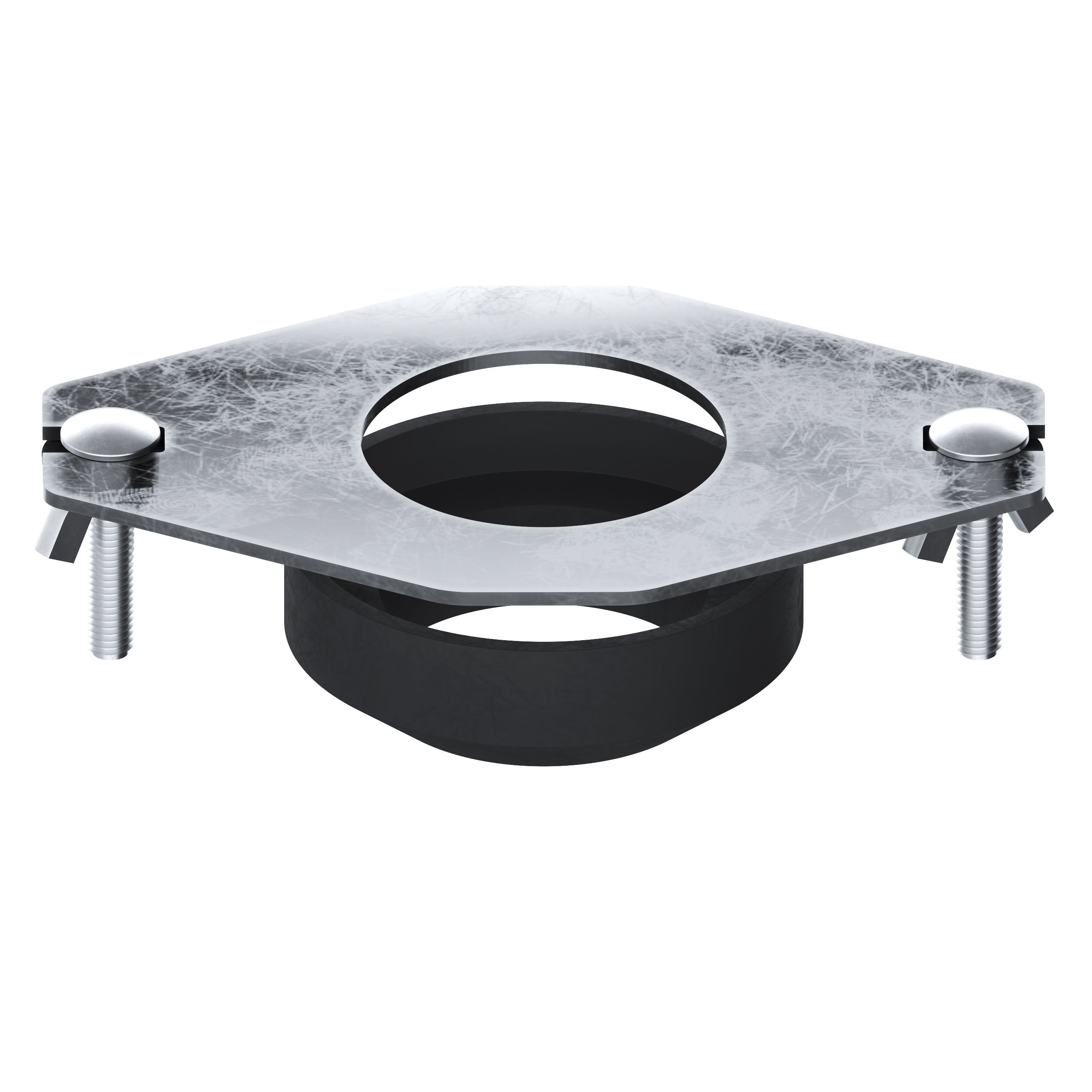 Viva 2" Toilet Cistern Close Coupling Kit (Flat Plate) PP0030/B