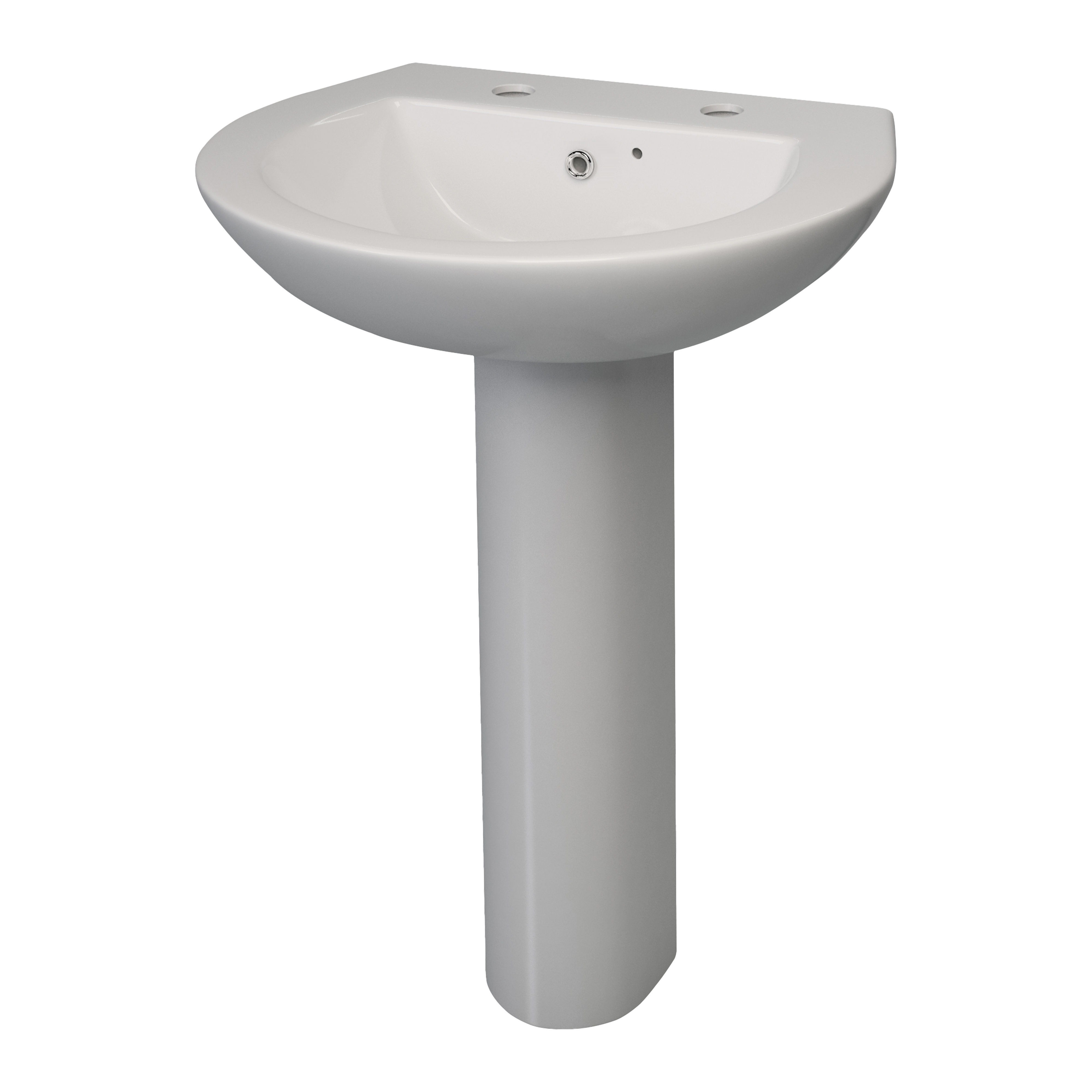 Wyndam Arrina Basin and Pedestal Set 2 Tap Holes