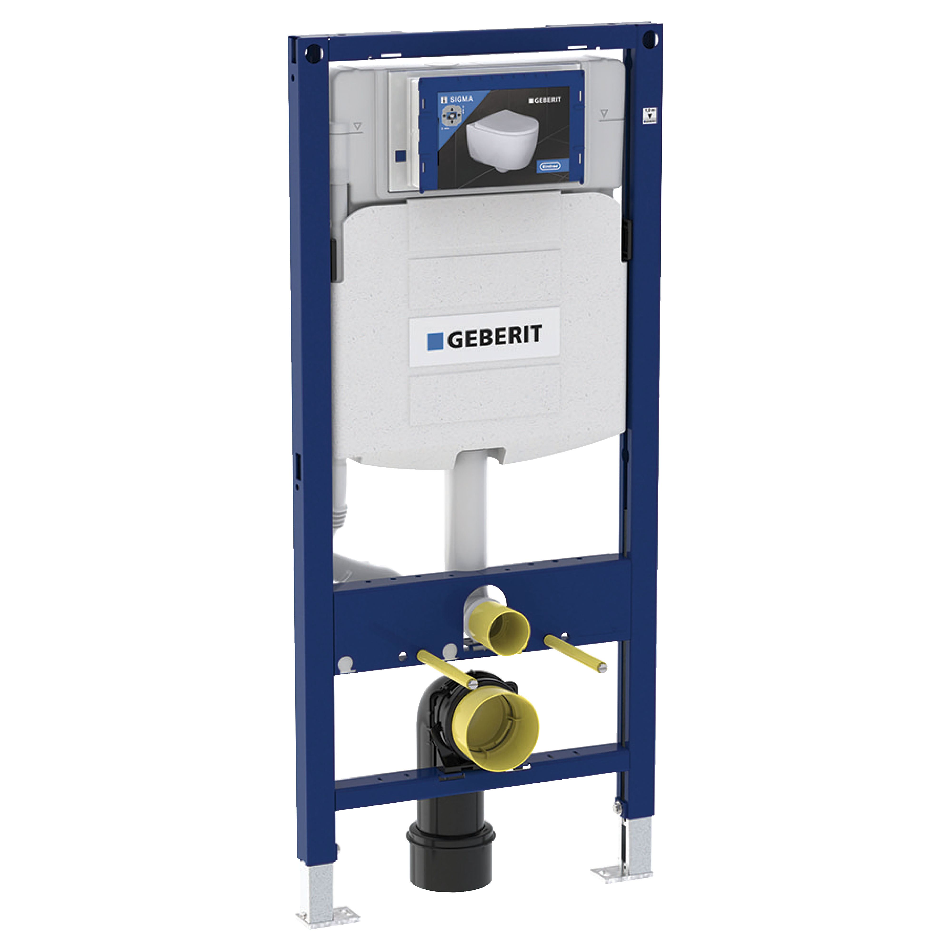 Geberit Duofix Frame with Sigma Concealed Cistern 112cm x 50cm - 111 ...