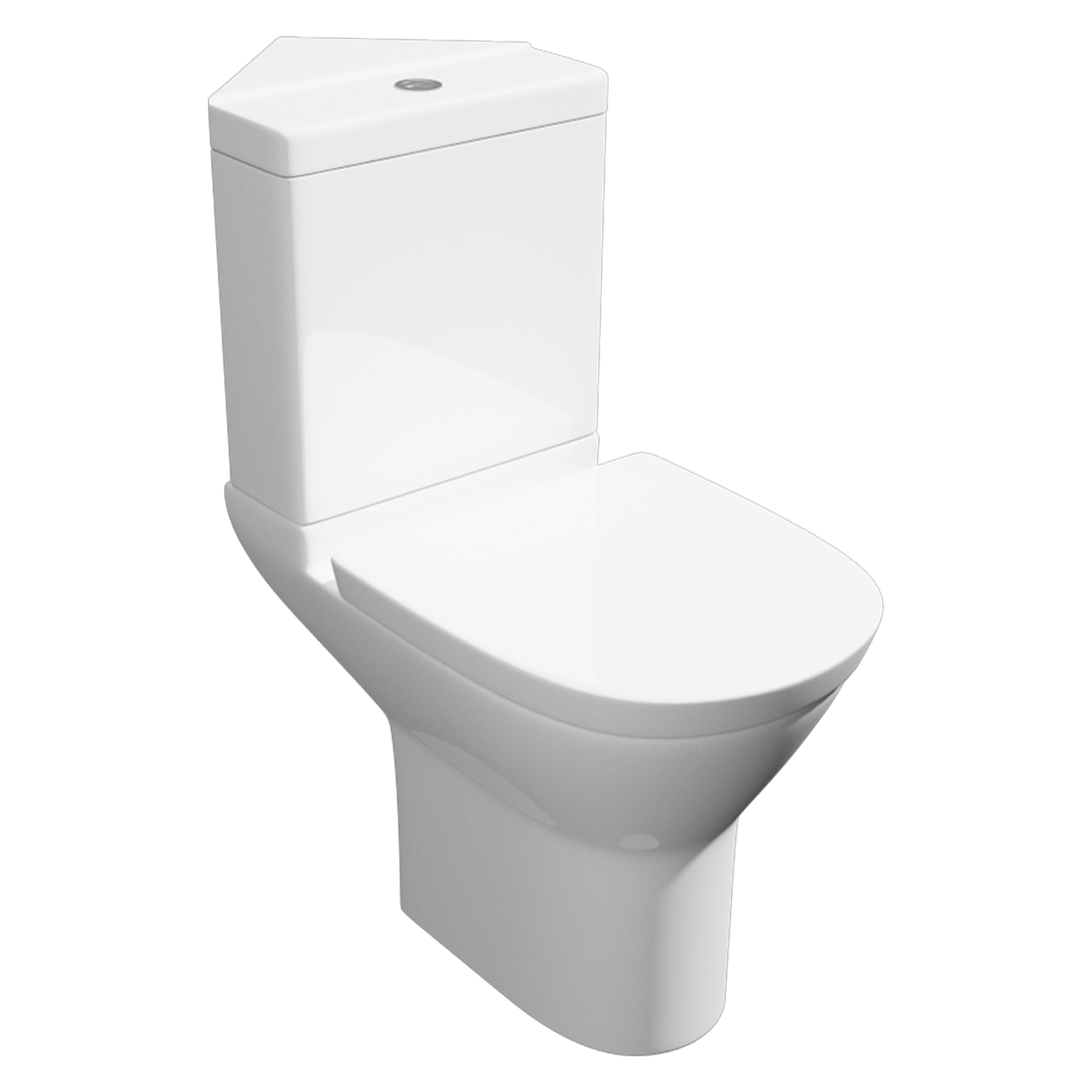 Kartell K-Vit Series 600 Close Coupled Corner Toilet Cistern
