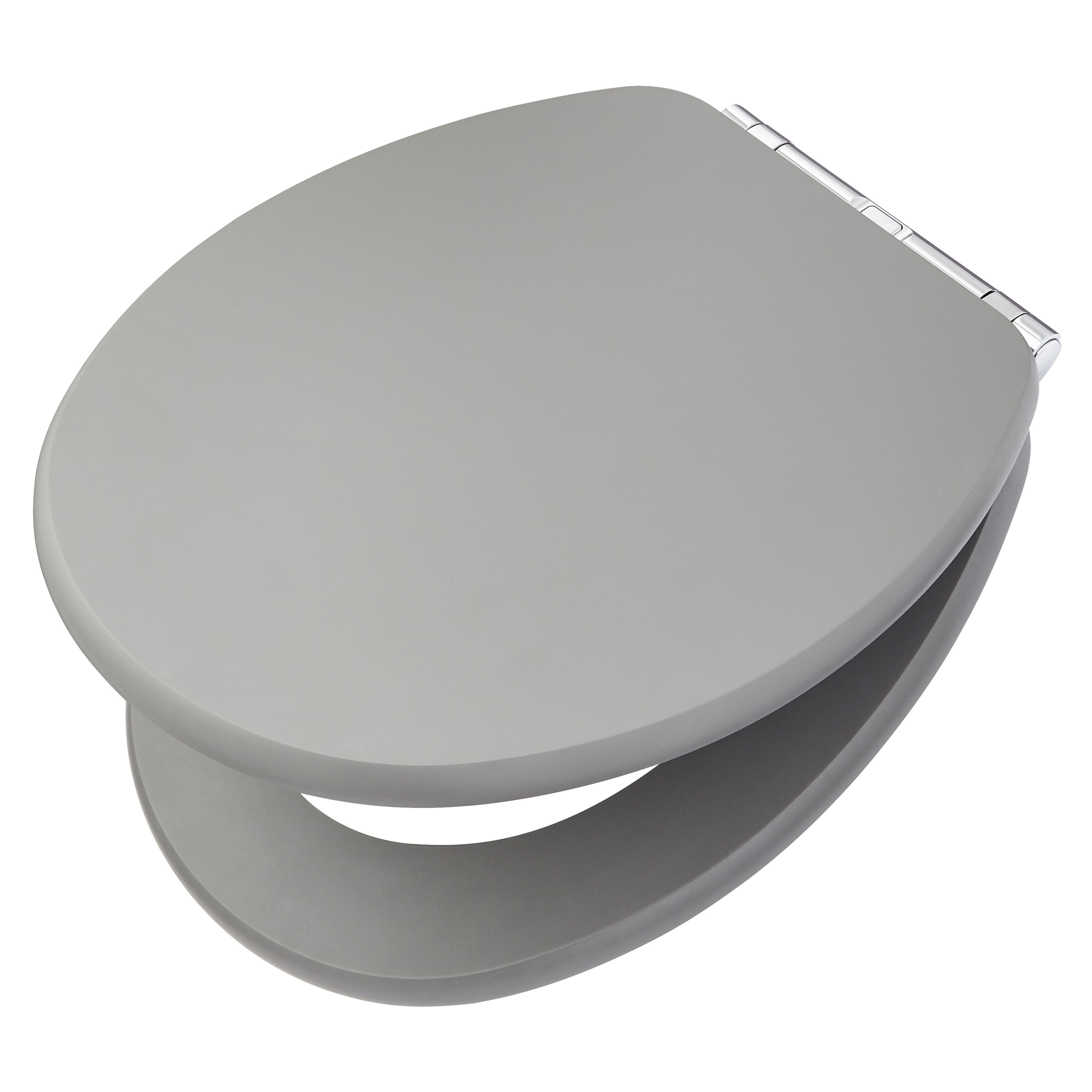 Kartell K-Vit Astley Round Soft Close Toilet Seat Matt Grey (For Astley ...