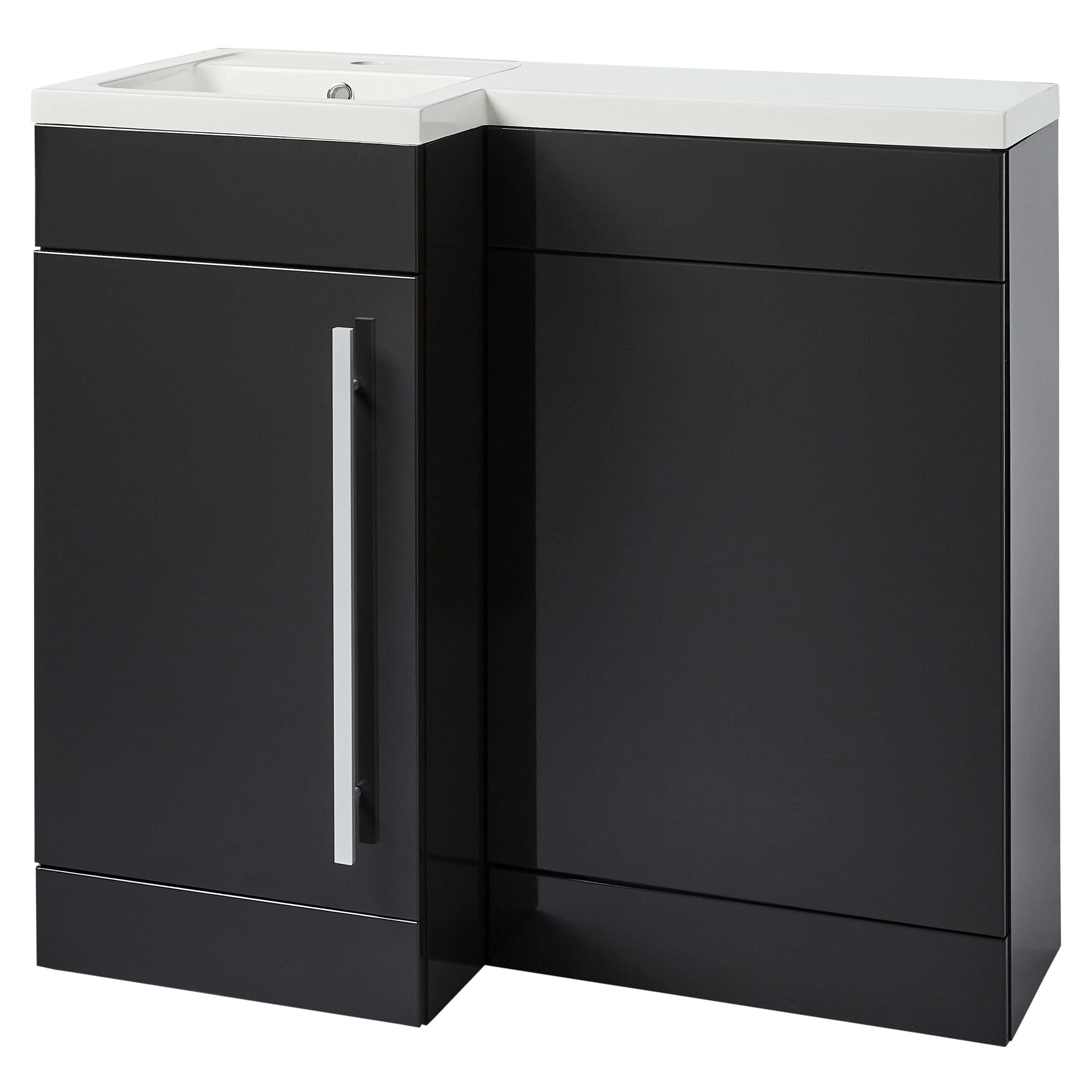 Kartell K-Vit Matrix 900 Left Handed L-Shaped Basin 900mm