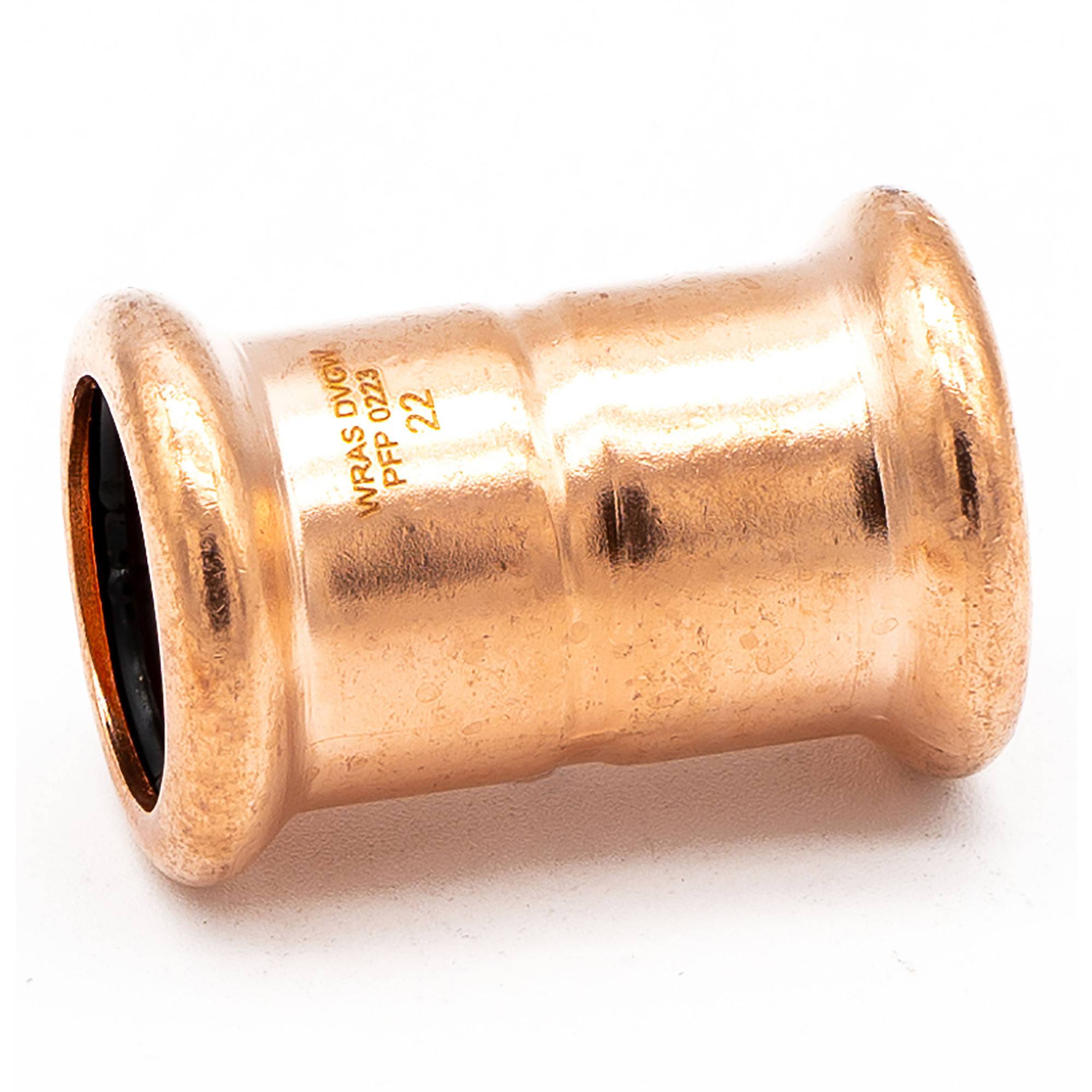 Copper Press Fit Coupler 22mm