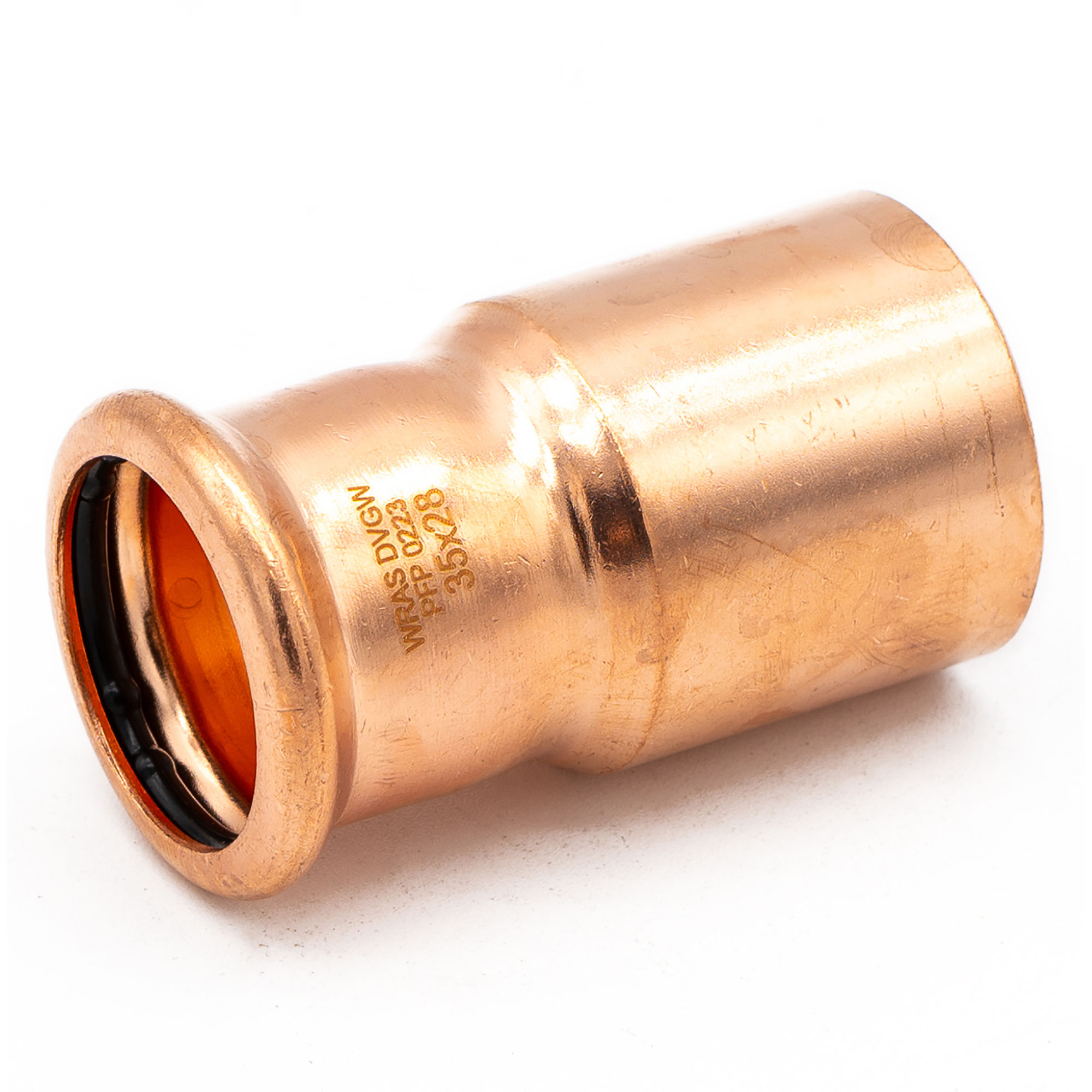 Copper Press Fit Fitting Reducer 35mm x 28mm