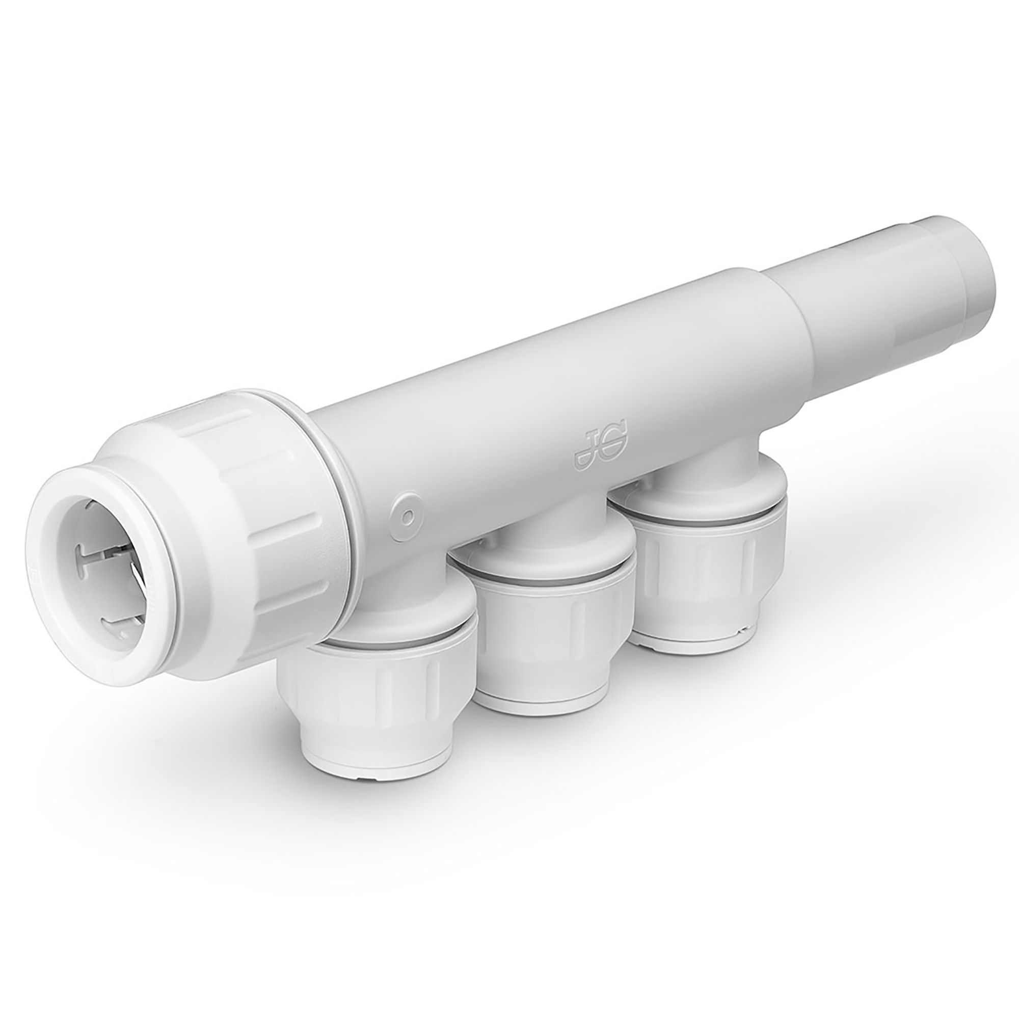 JG Speedfit Plastic Push-Fit 3-Port Manifold with Stem 22mm x 15mm ...