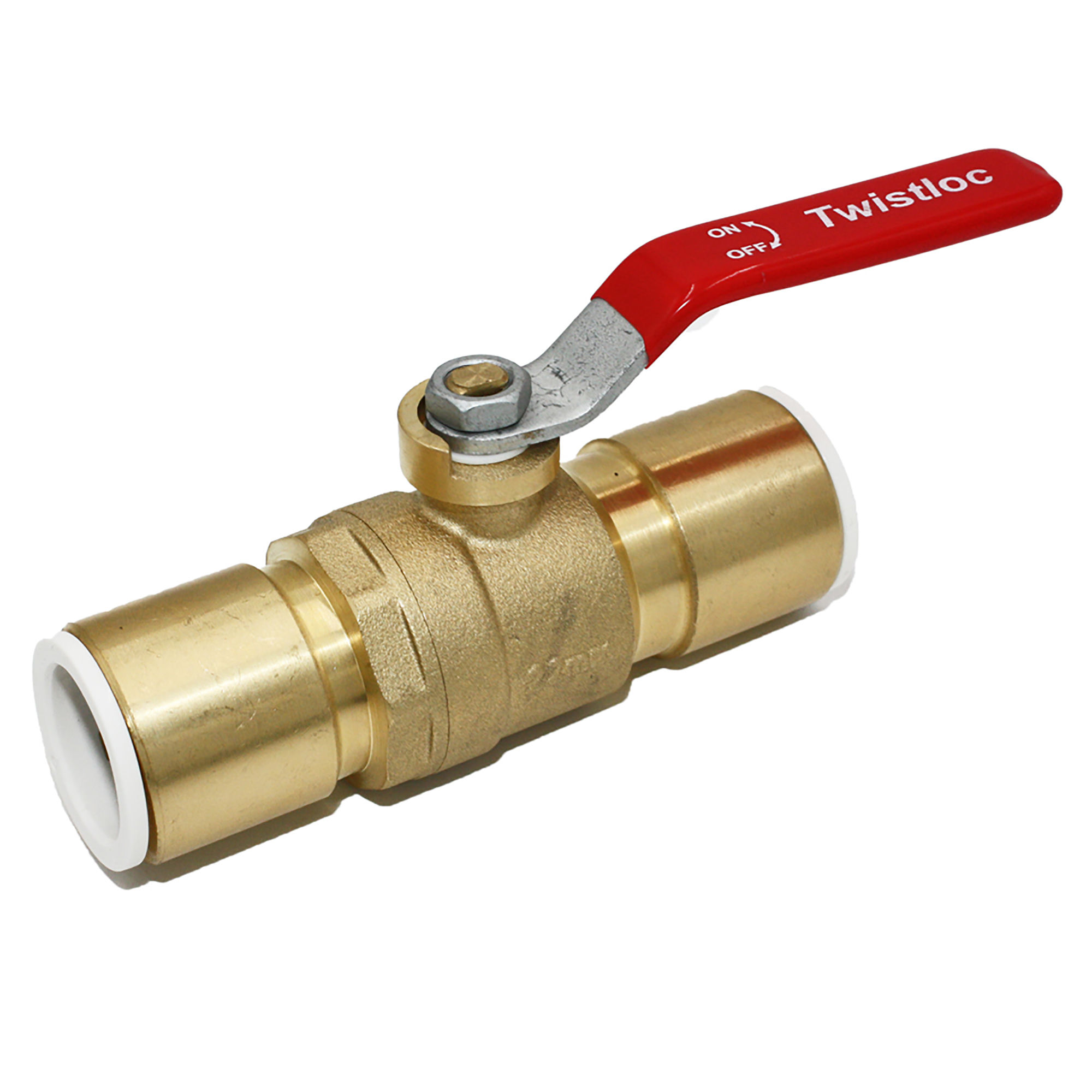 Twistloc Brass Push-Fit Ball Valve