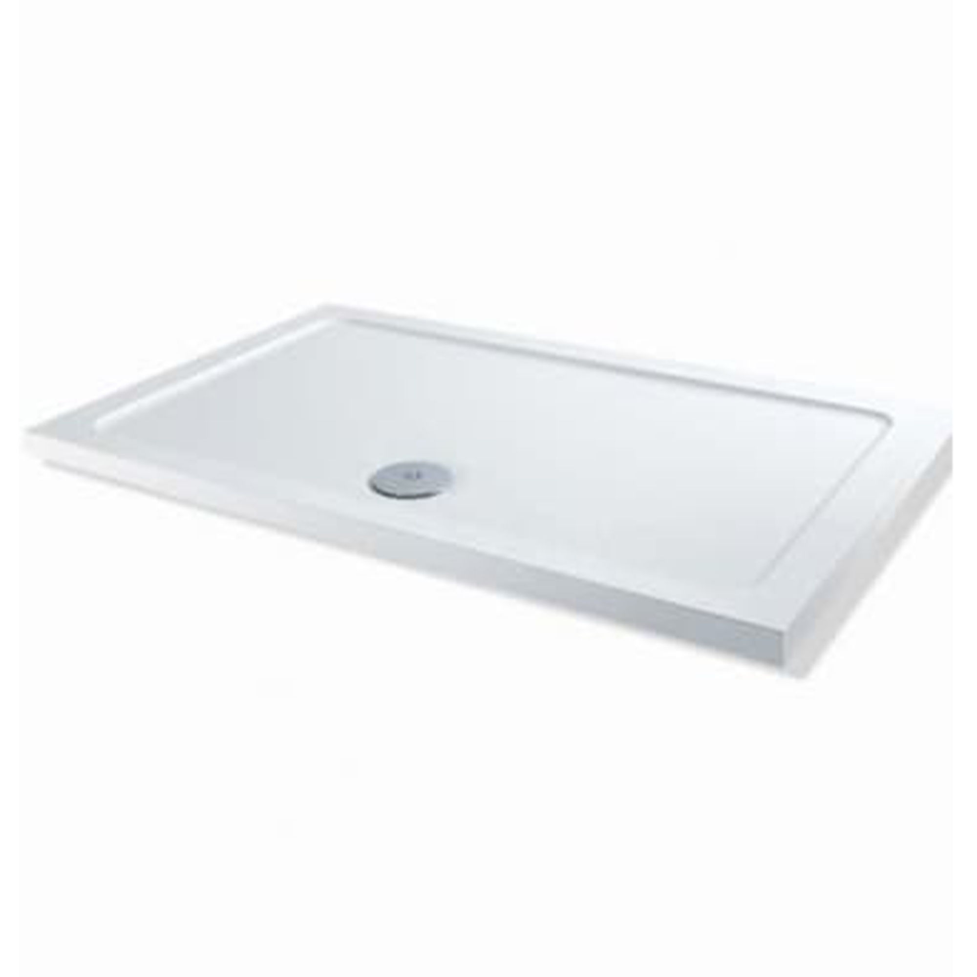 Rectangular Low Profile ABS Acrylic Capped Stone Resin Shower Tray and ...
