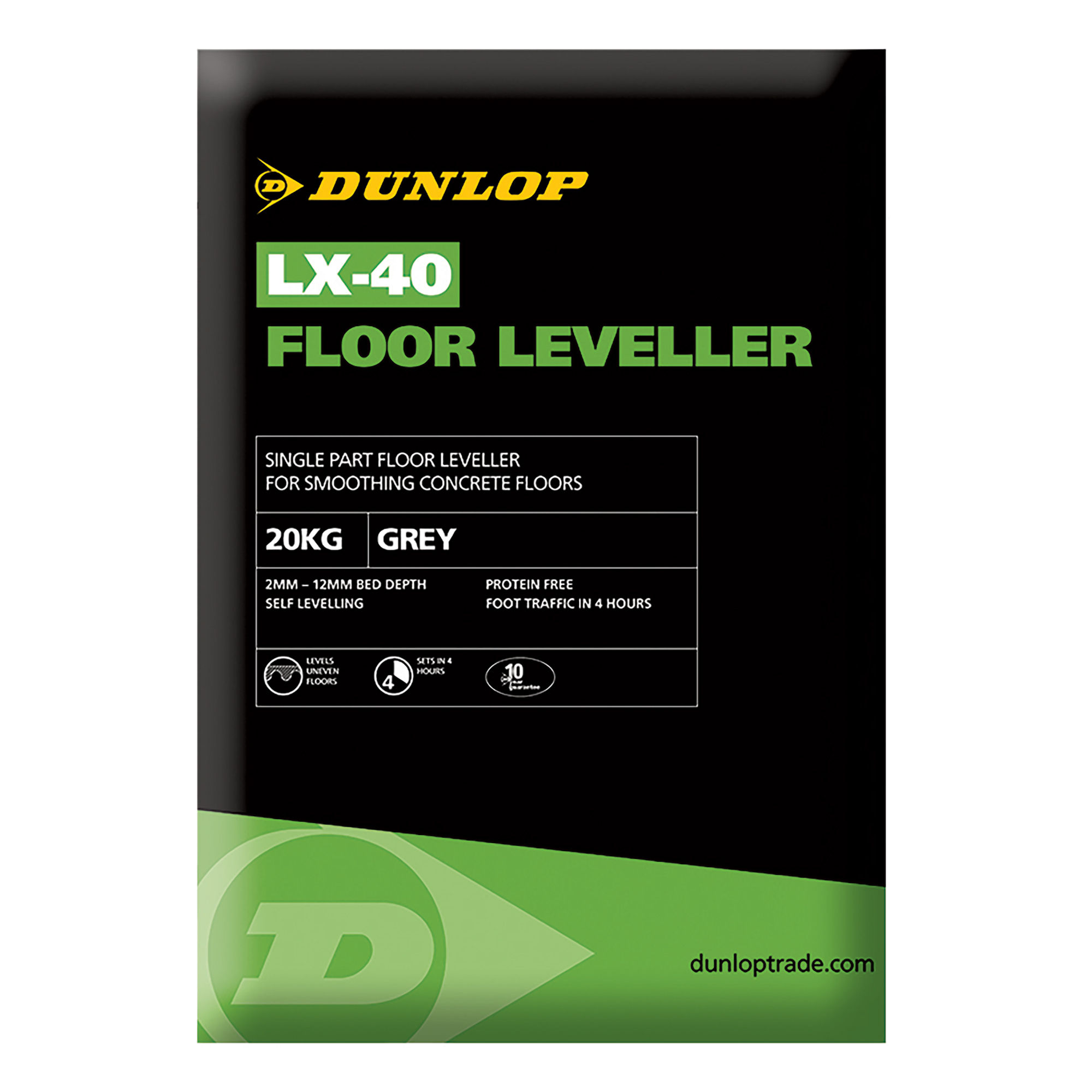 Dunlop LX-40 Floor Leveller Grey 20kg - 25277