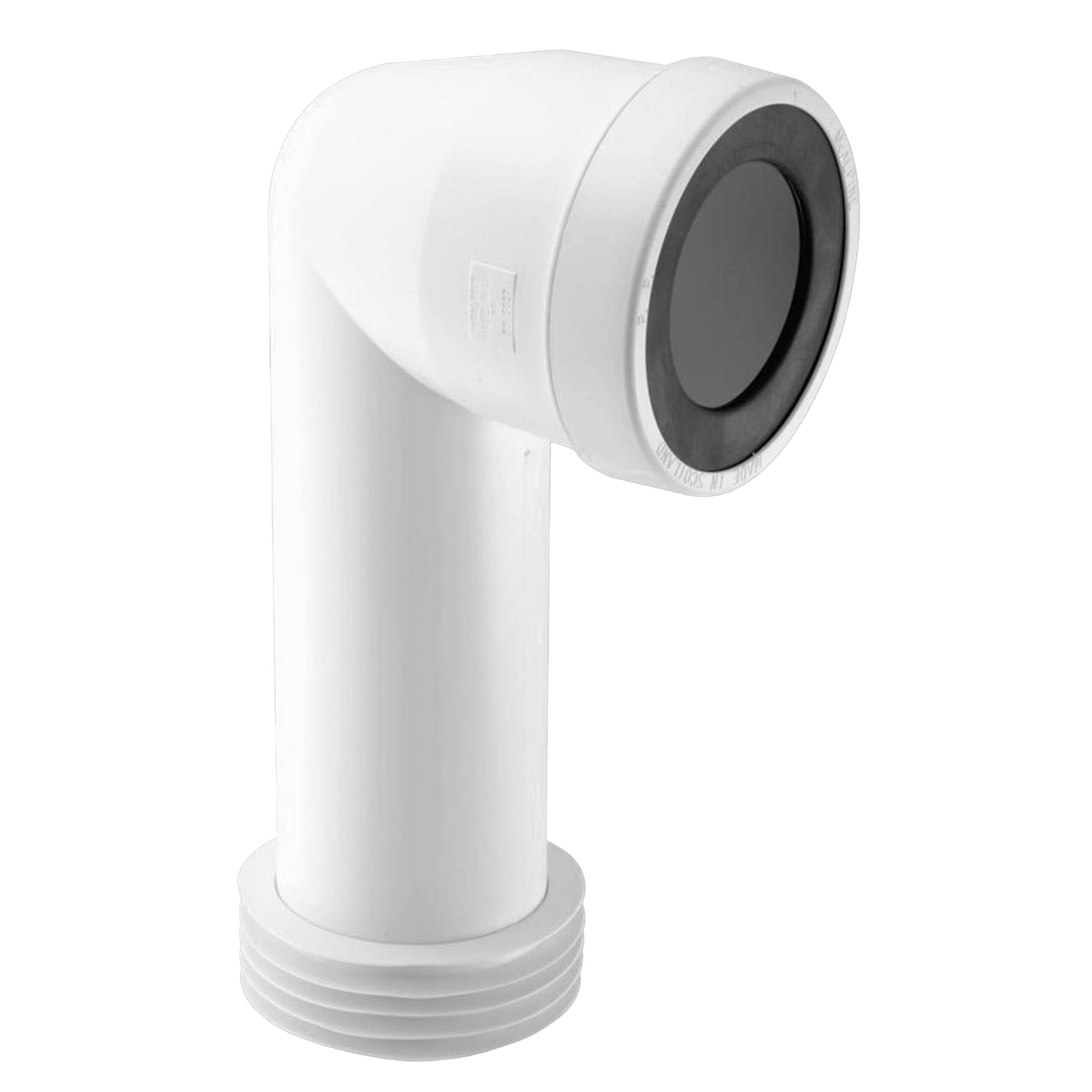 McAlpine WC Connector 90° Bend Adjustable Length Inlet - WC-CON8E