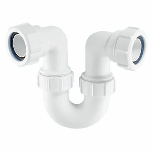 McAlpine Running P Trap 75mm Seal 1 1/2" - TR10
