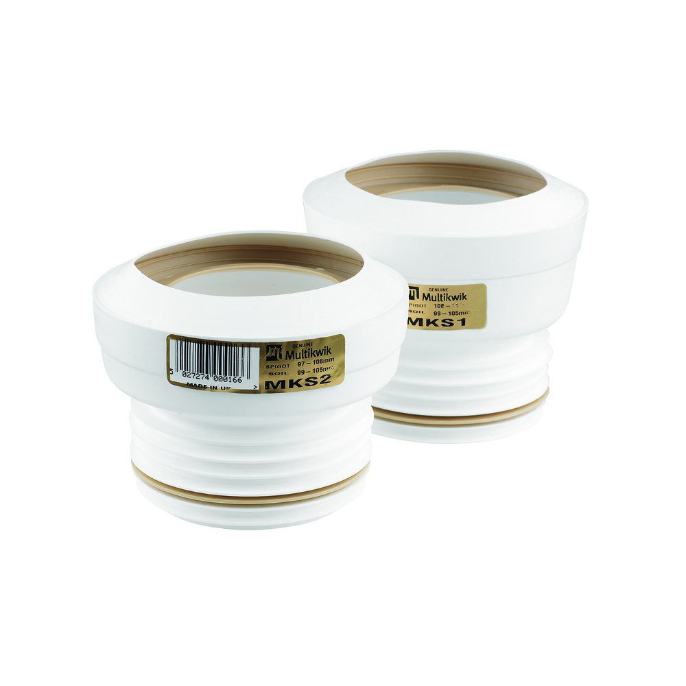 Multikwik WC Straight Connector MKS2