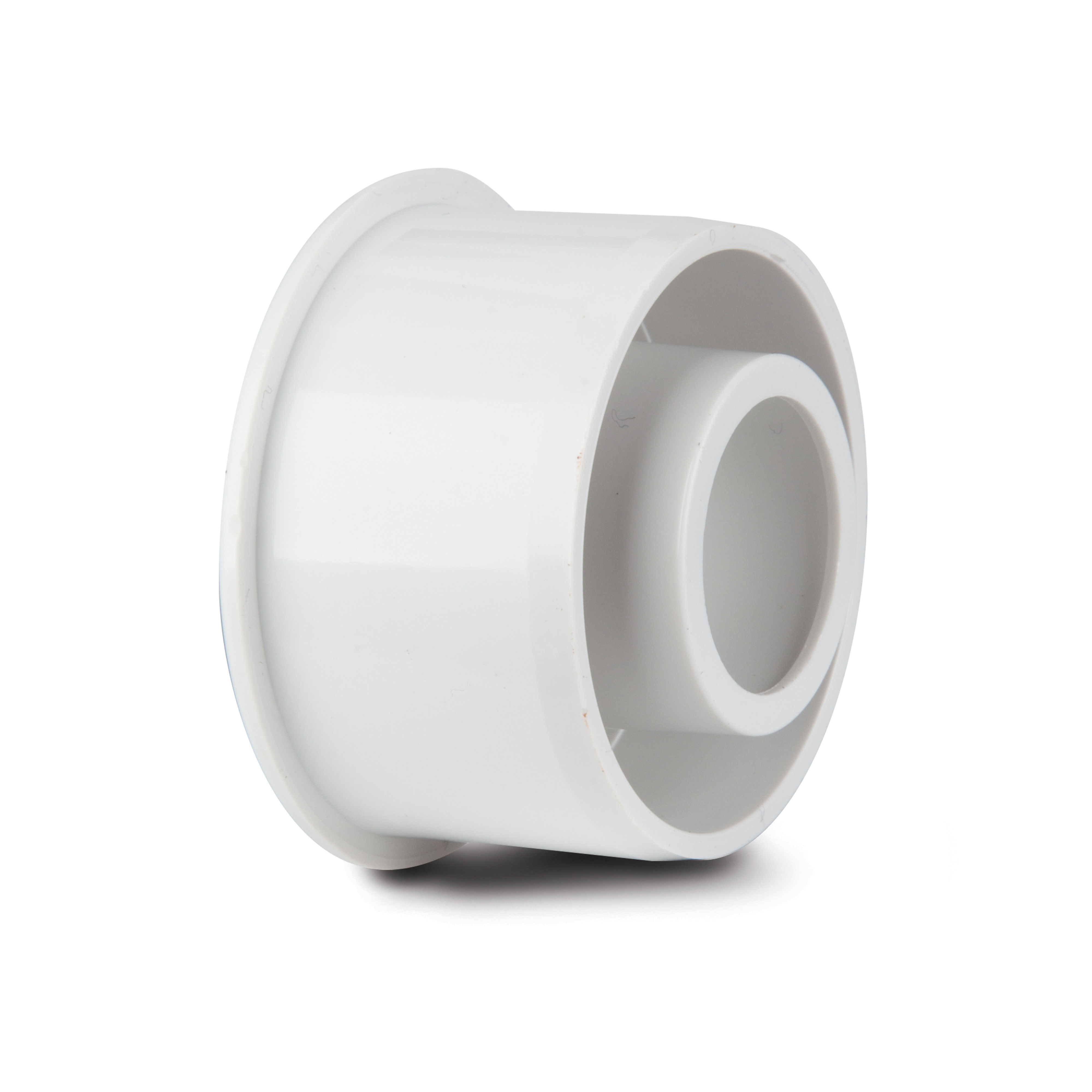 Polypipe Solvent Weld Overflow Reducer White 40mm to 21.5mm - S416W