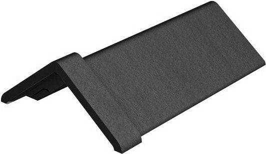 Marley Clay Capped Ridge Tile Slate Black 105 Deg