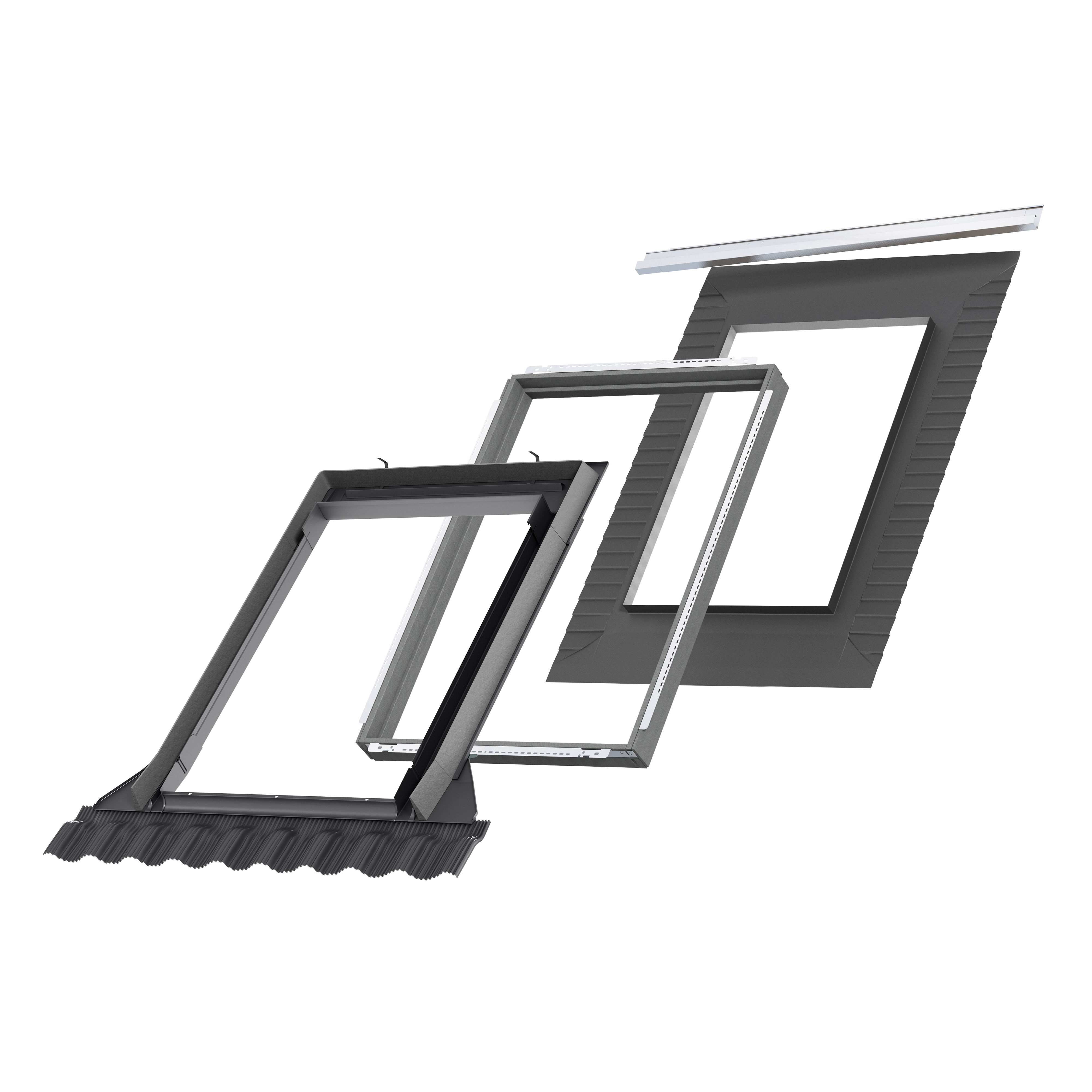 VELUX Single Tile Flashing with Insulation BDX and Underfelt Collar BFX ...