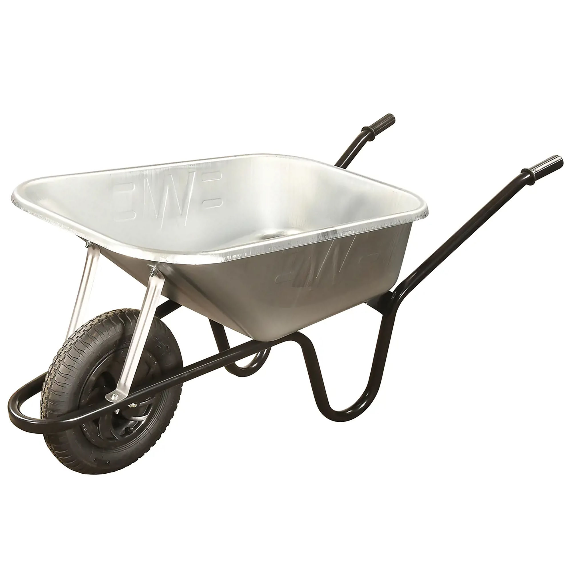 Walsall Professional Deep Pan Wheelbarrow with Pneumatic Wheel 120L - PGVP